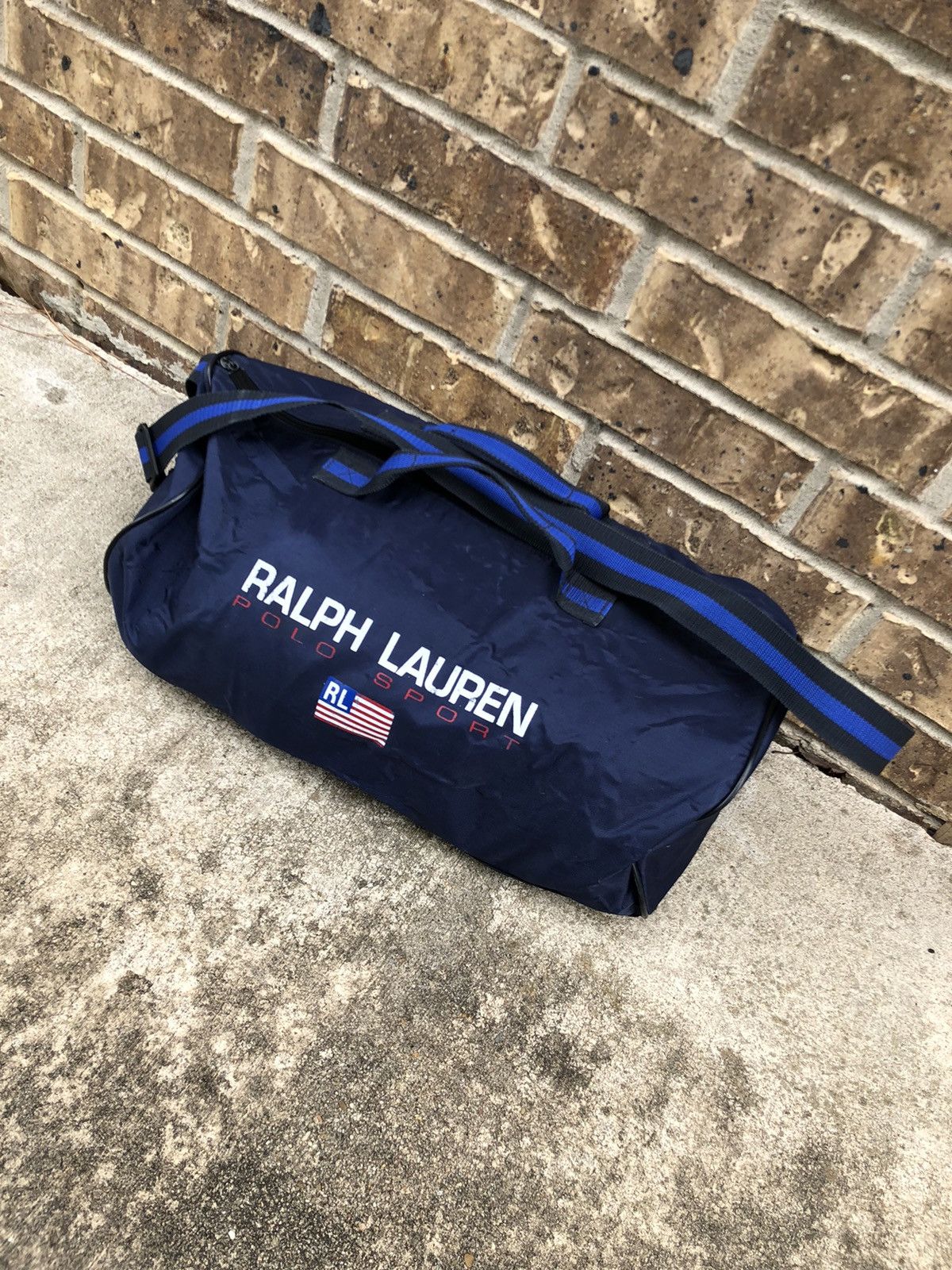 Polo Ralph Lauren × Ralph Lauren × Vintage Vintage Polo Sport Ralph Lauren Small Duffel Bag ...