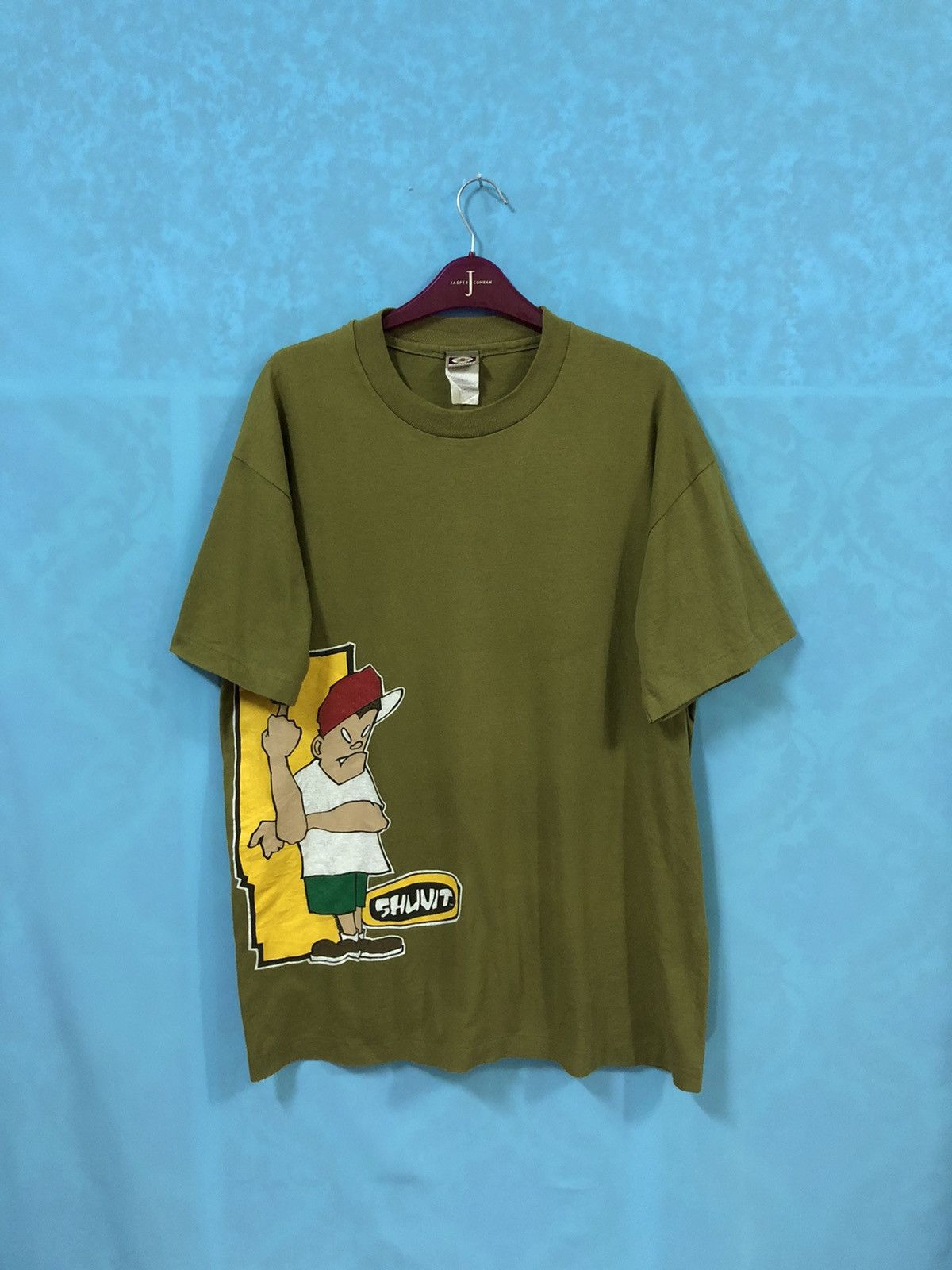 Vintage SHUVIT skateboards streetwear og multi printed made in usa ...