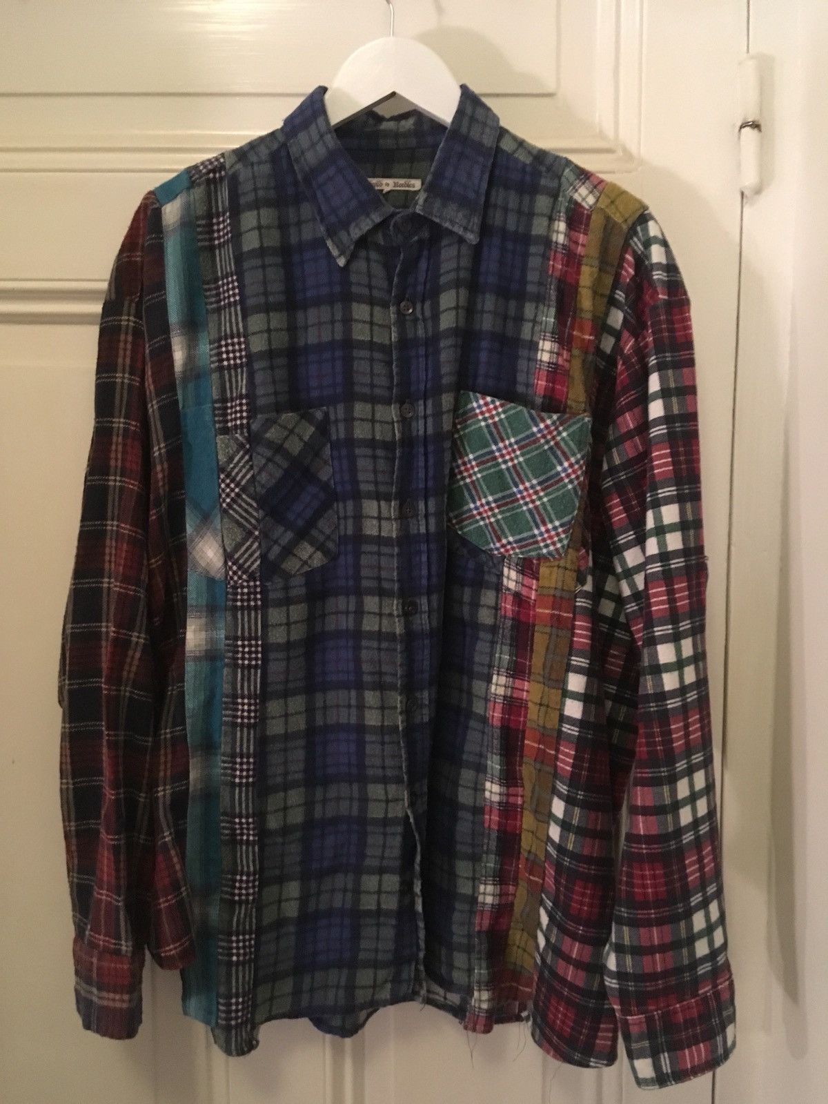 Needles Rebuild by Needles 7 Cuts Flannel Shirt | Grailed