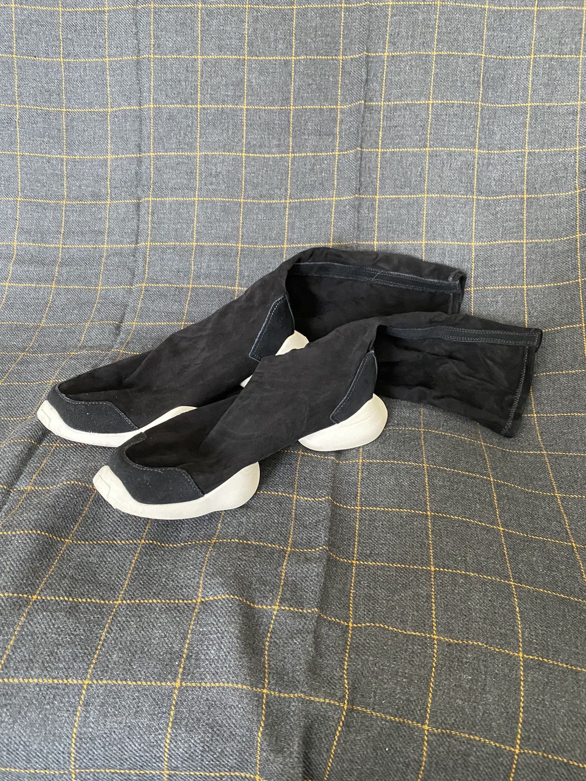 Adidas × Rick Owens Runner calf boot | Grailed