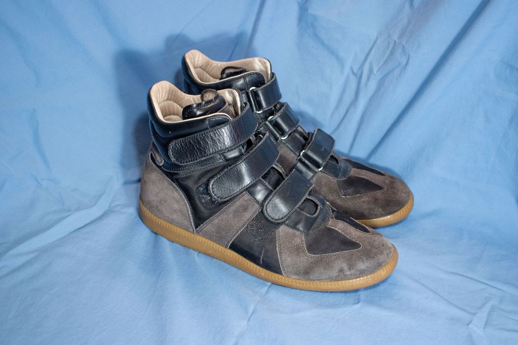 Maison Margiela Triple-strap Velcro high tops | Grailed