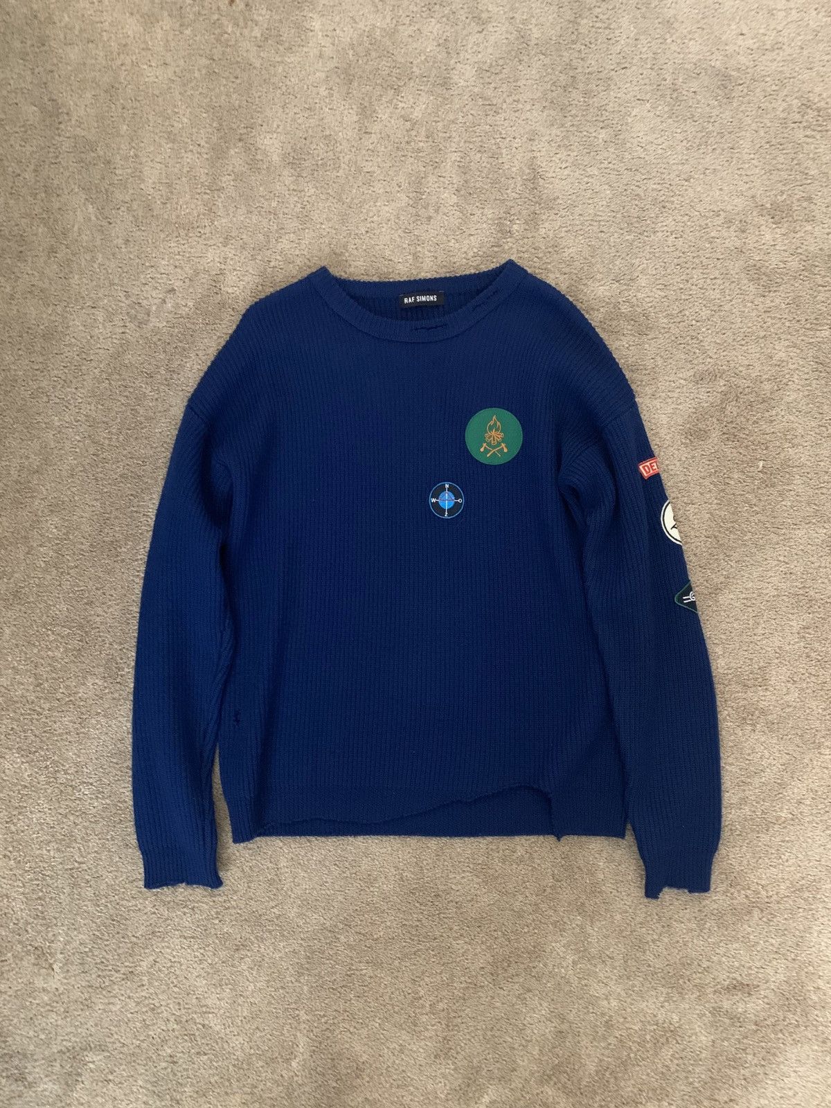 Raf Simons Raf Simons Patches Sweater | Grailed