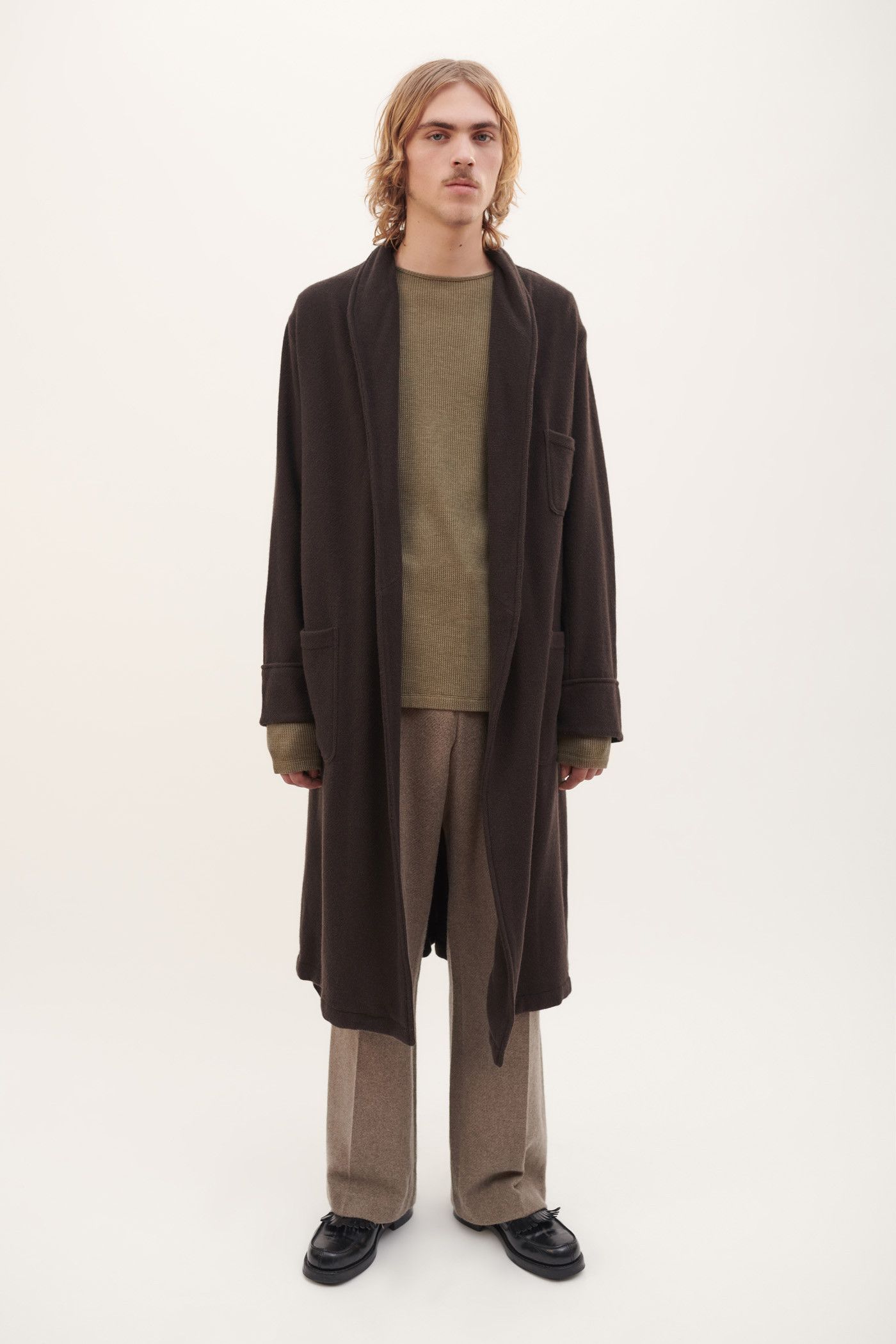 Our Legacy Our Legacy Robe Coat - Dark Brown Wool | Grailed