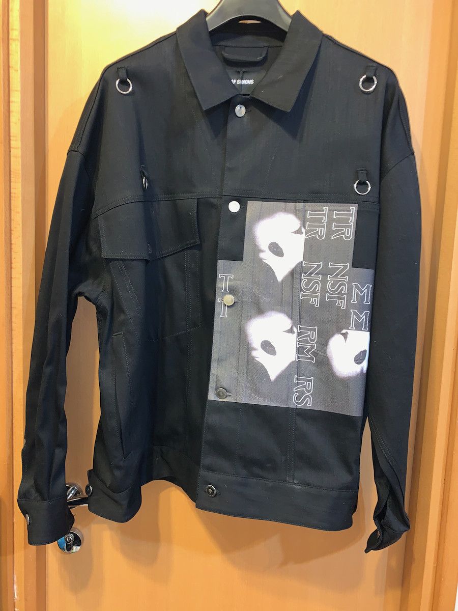 Raf Simons Raf SImons 19SS Denim Jacket with rings | Grailed