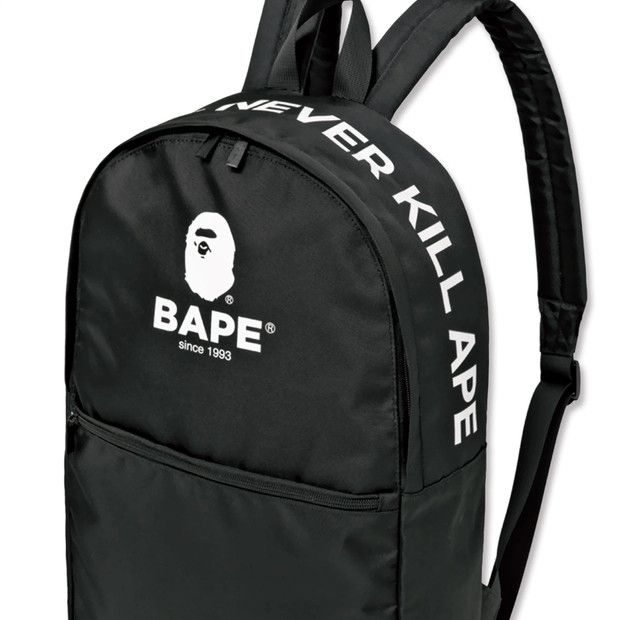 Bape SALE ! Bape Backpack Black Logo Book Bag | Grailed