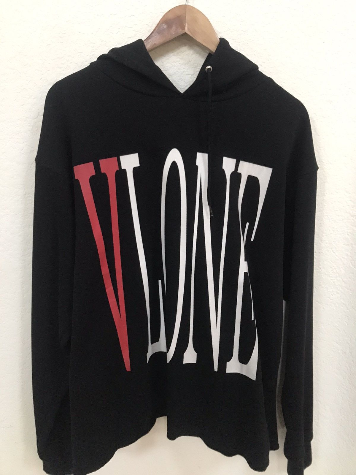 Vlone Vlone OG Staple Hoodie Reversible Red on Black | Grailed