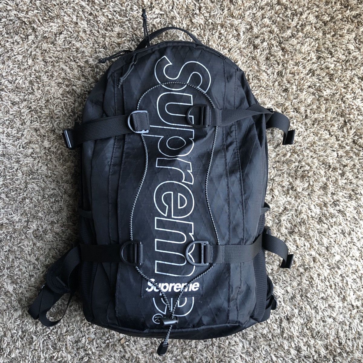 Supreme FW18 Backpack Black | Grailed