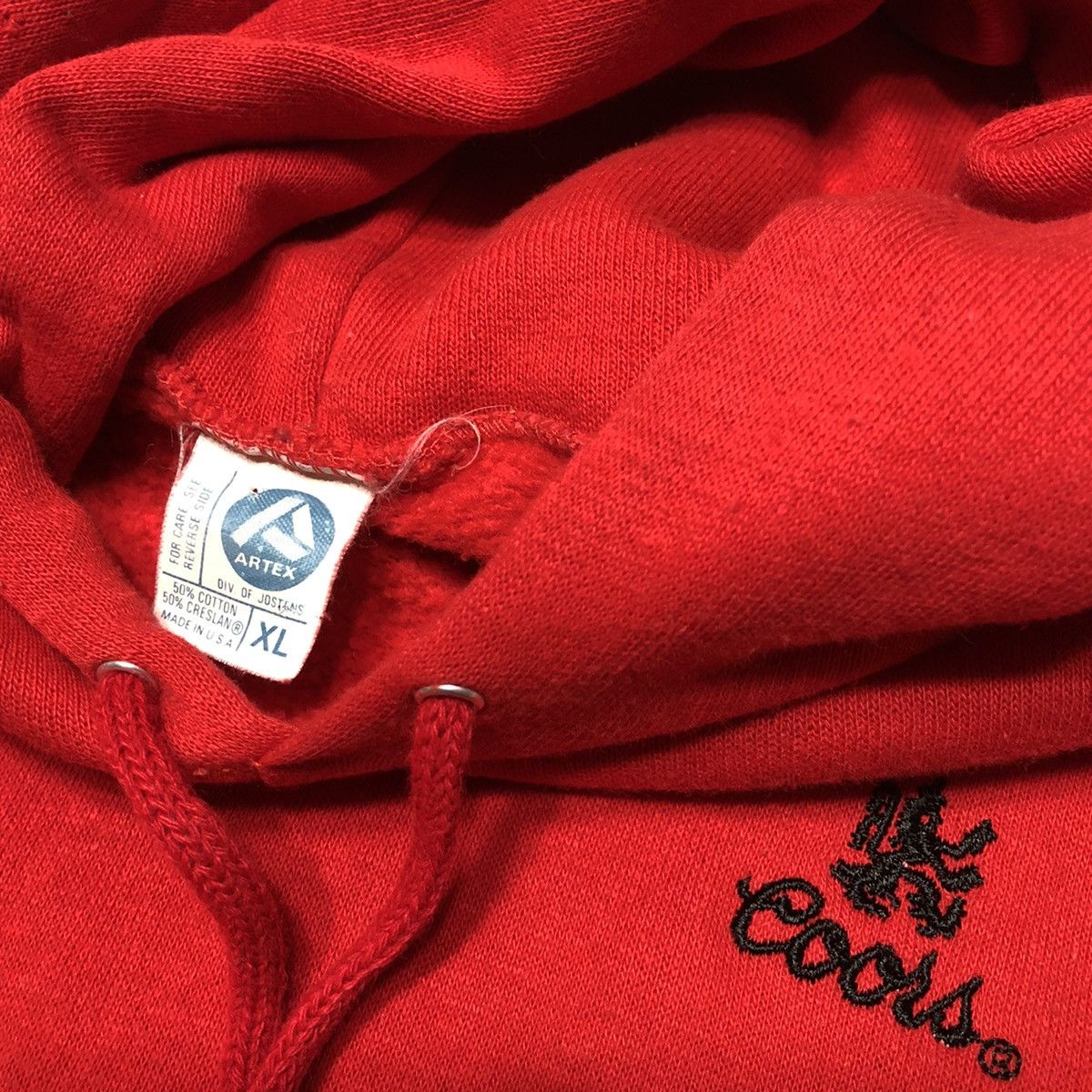 Budweiser × Vintage 80s Coors Crest Logo Raglan Cut Hoodie Made in USA ...