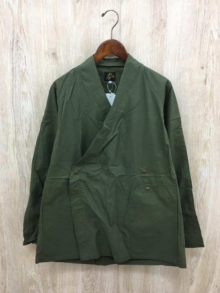 Needles Jacket Khaki Cotton Wrap Around Button Fastener | Grailed