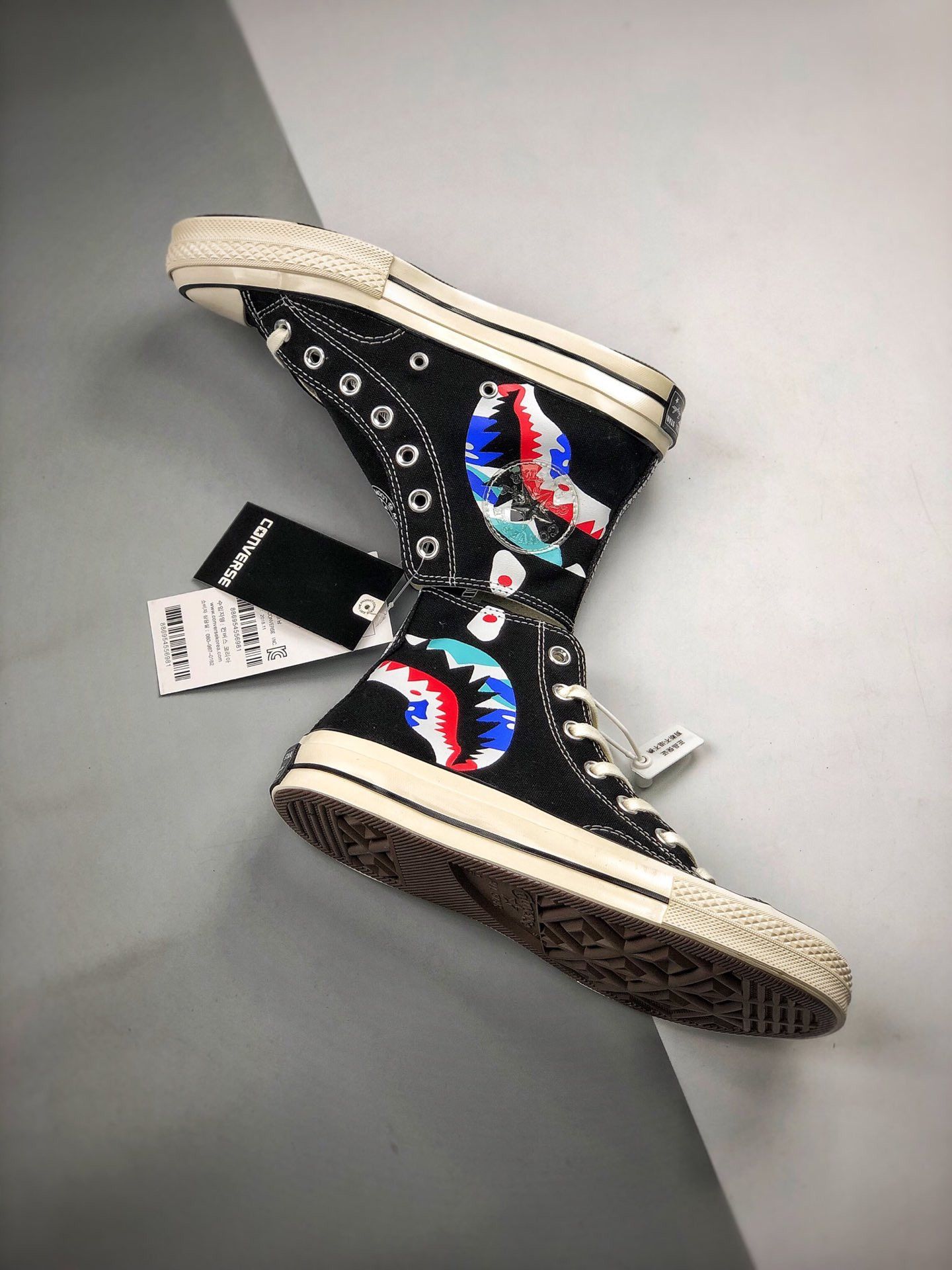 Converse 70s X Bape x MMJ Original Canvas Skateboard Shoes | Grailed