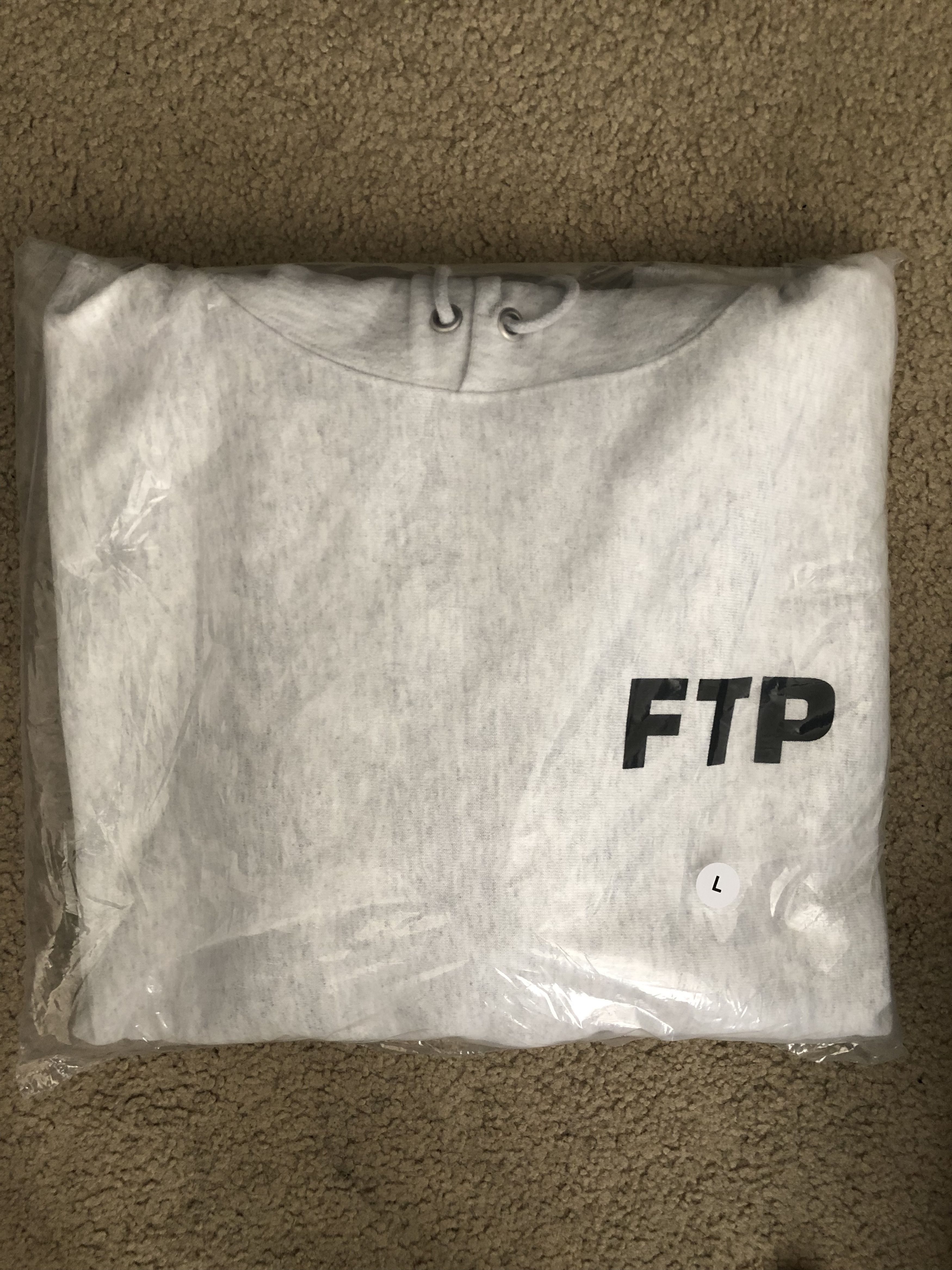 Fuck The Population FTP Champion Reverse Weave Logo Pullover Ash Grey ...