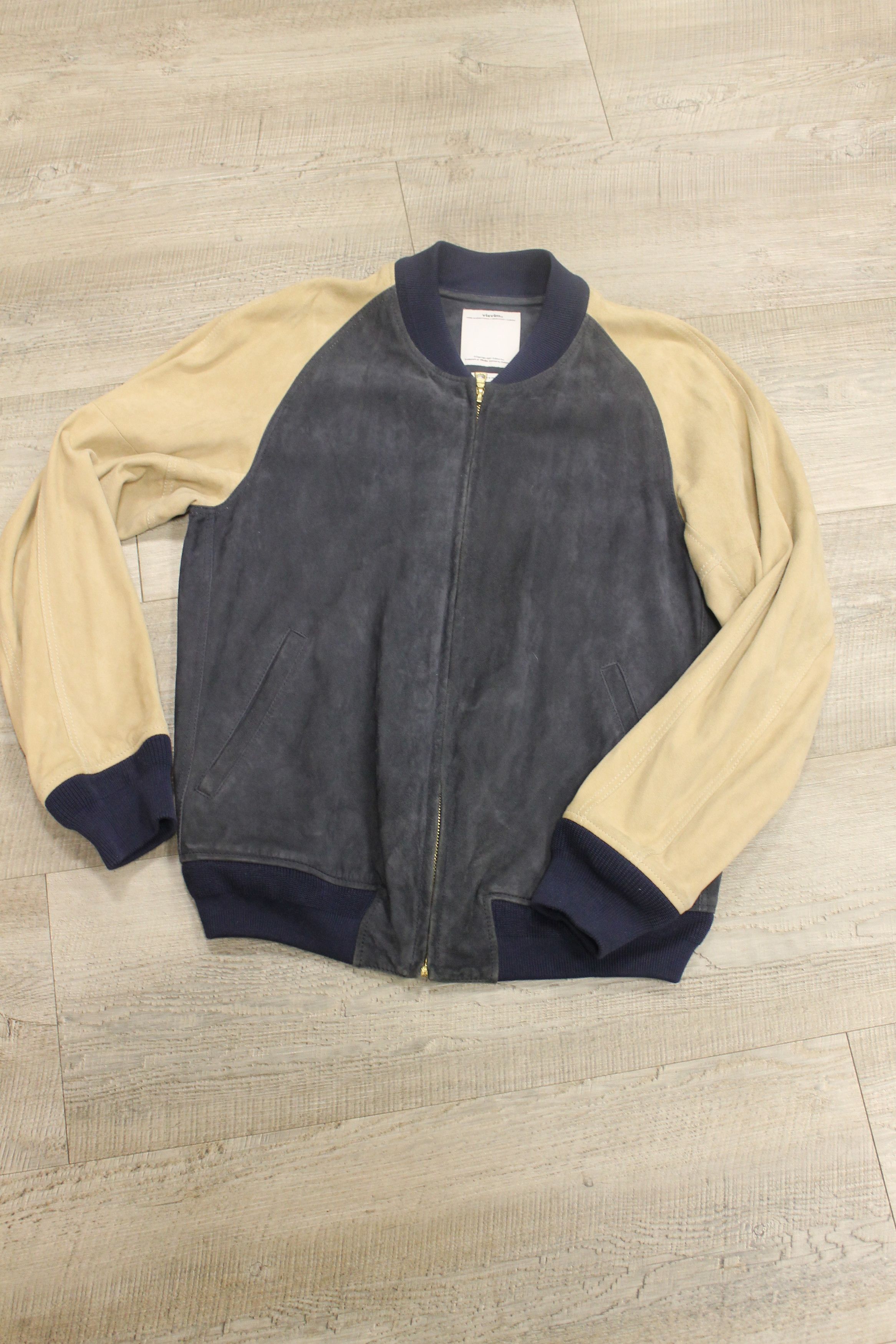 Visvim Varsity Jacket Suede | Grailed