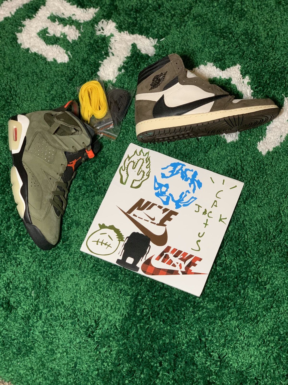 Nike × Travis Scott Custom Travis Scott Vinyl Sticker Pack | Grailed