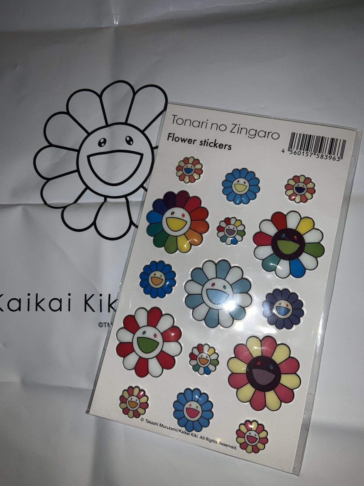 Takashi Murakami Tonari no Zingaro Murakami Flower Stickers Pack | Grailed