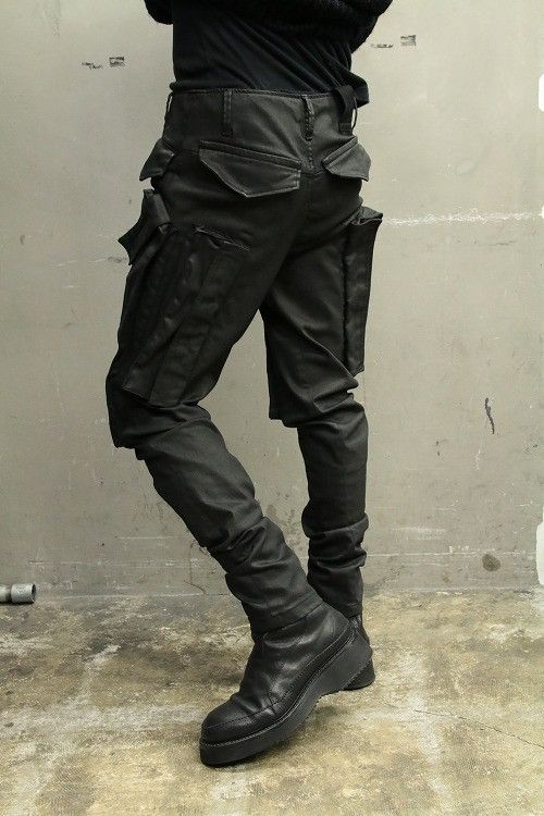 Julius Julius Runway FW16 Beast Coated Cargo Pants | Grailed