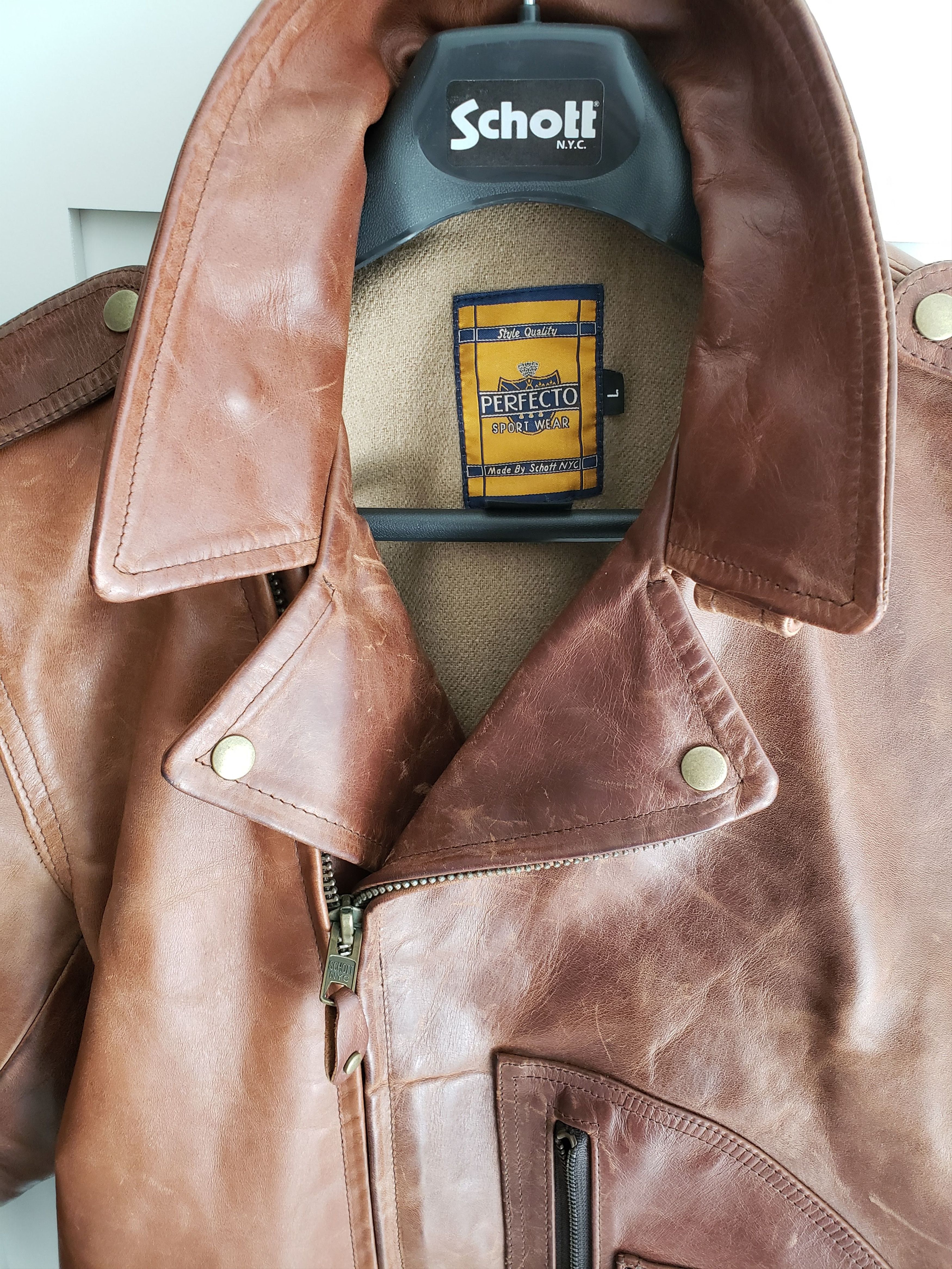 Schott Schott x Context CXL113 Horween Chromexcel Horsehide Jacket ...