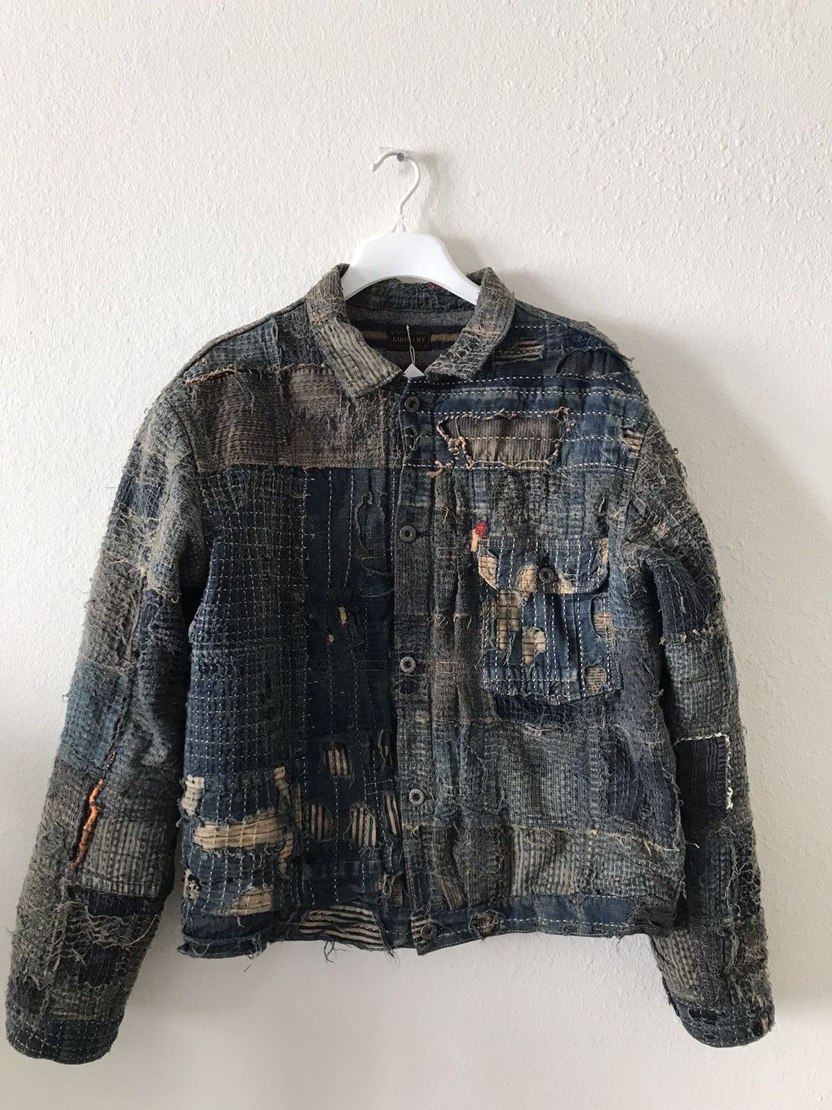 Kapital [SOLD] Kapital Kountry Boro Denim Jacket | Grailed