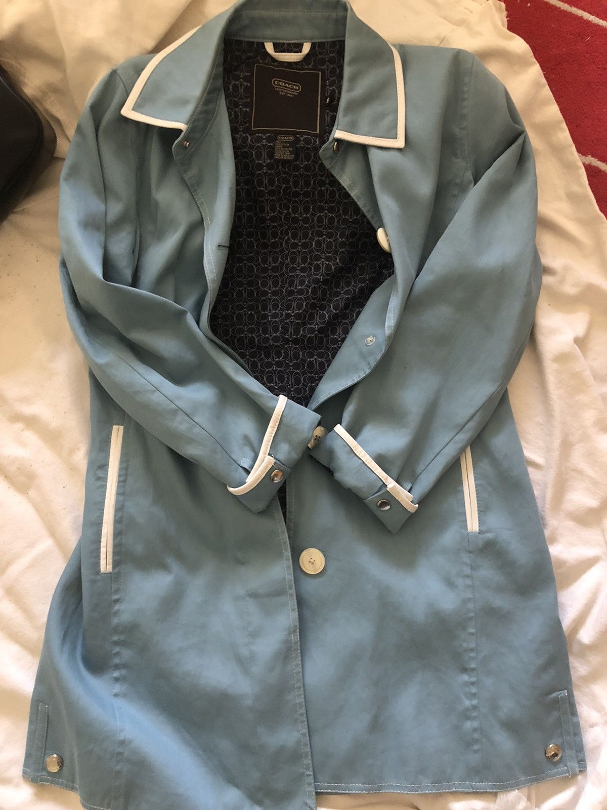 Coach Coach Light Blue Jacket | Grailed