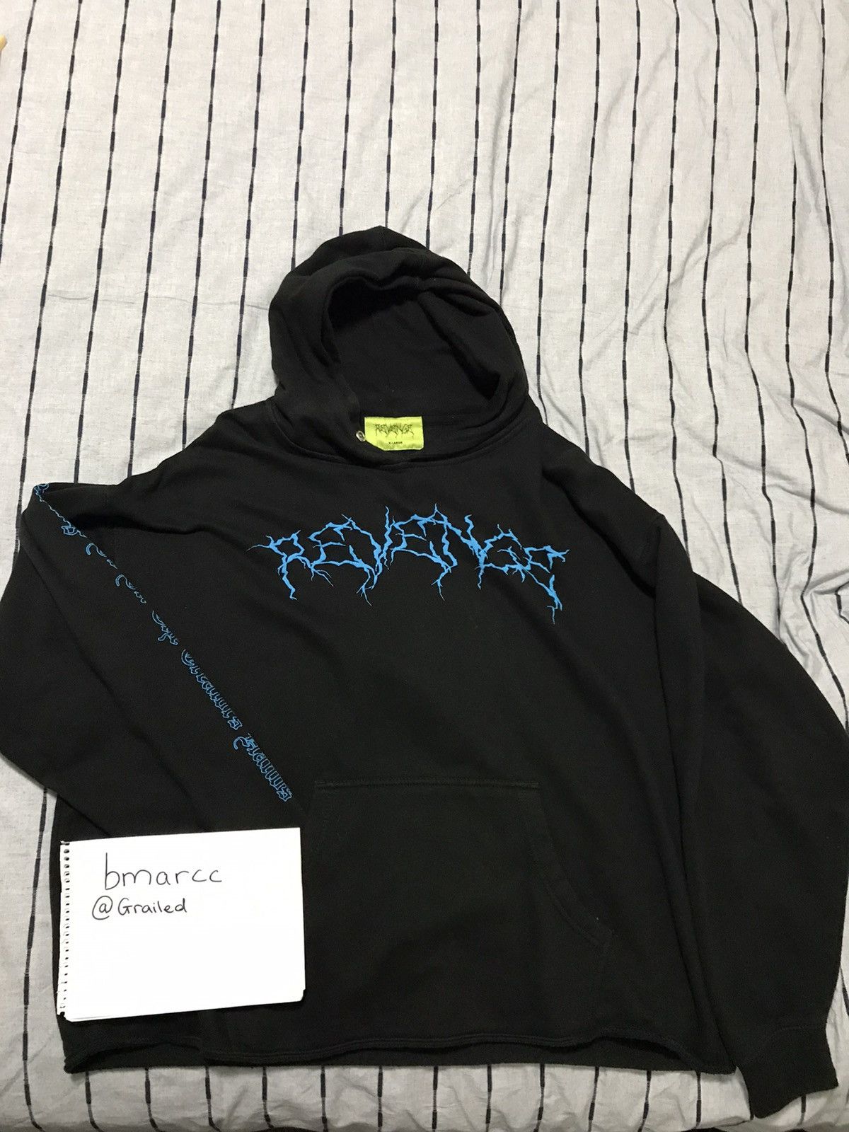Revenge Blue Lightning Kill Hoodie | Grailed