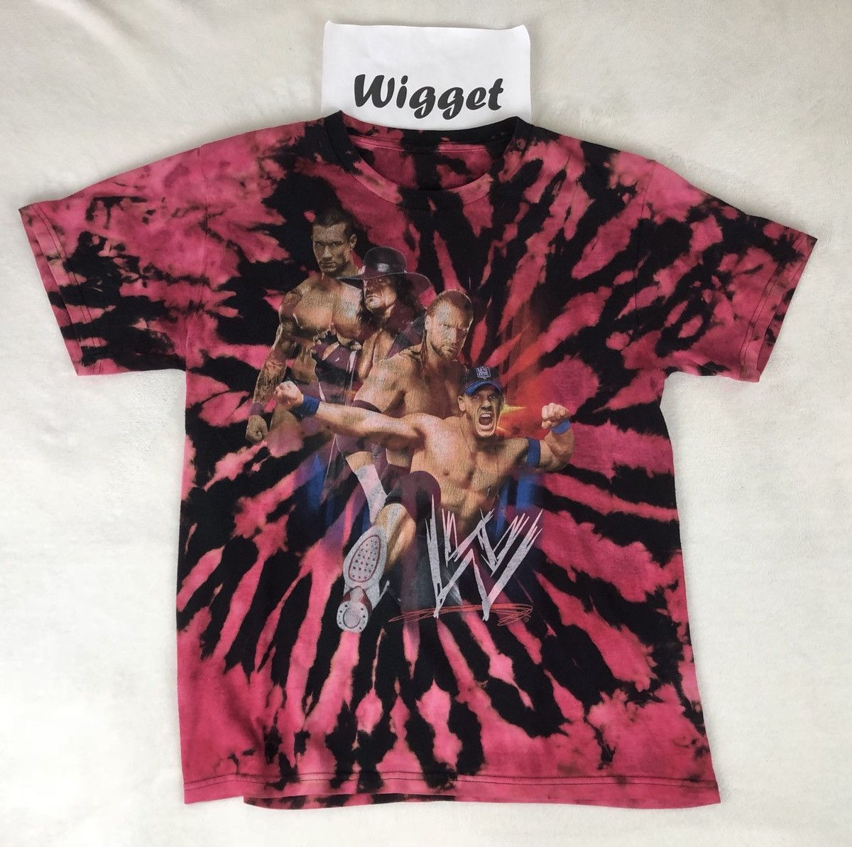 Vintage × Wwe Custom WWE John Sina undertaker tie-dye early 2000’s ...