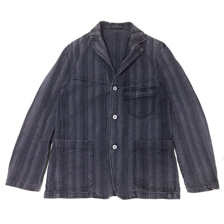 Japan Rags × Japanese Brand × PPFM PPFM Coverall Chore Coat Denim ...