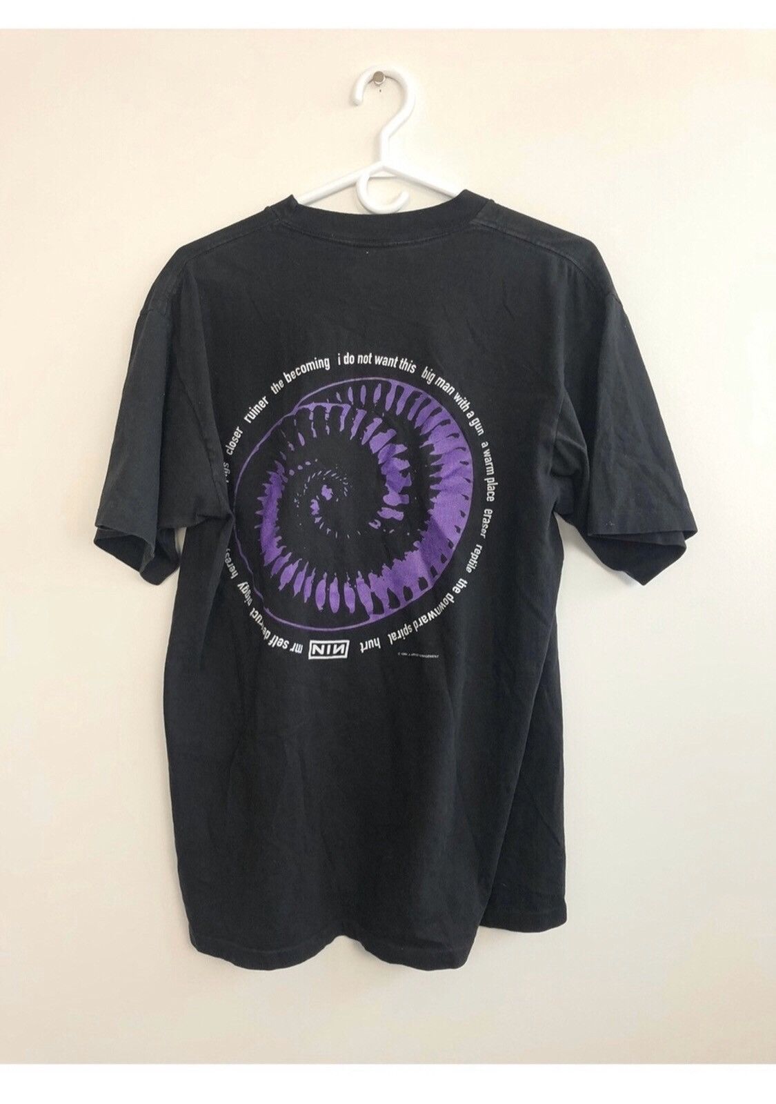 Vintage 1994 NIN Nine Inch Nails Downward Spiral Trent Reznor 90s | Grailed