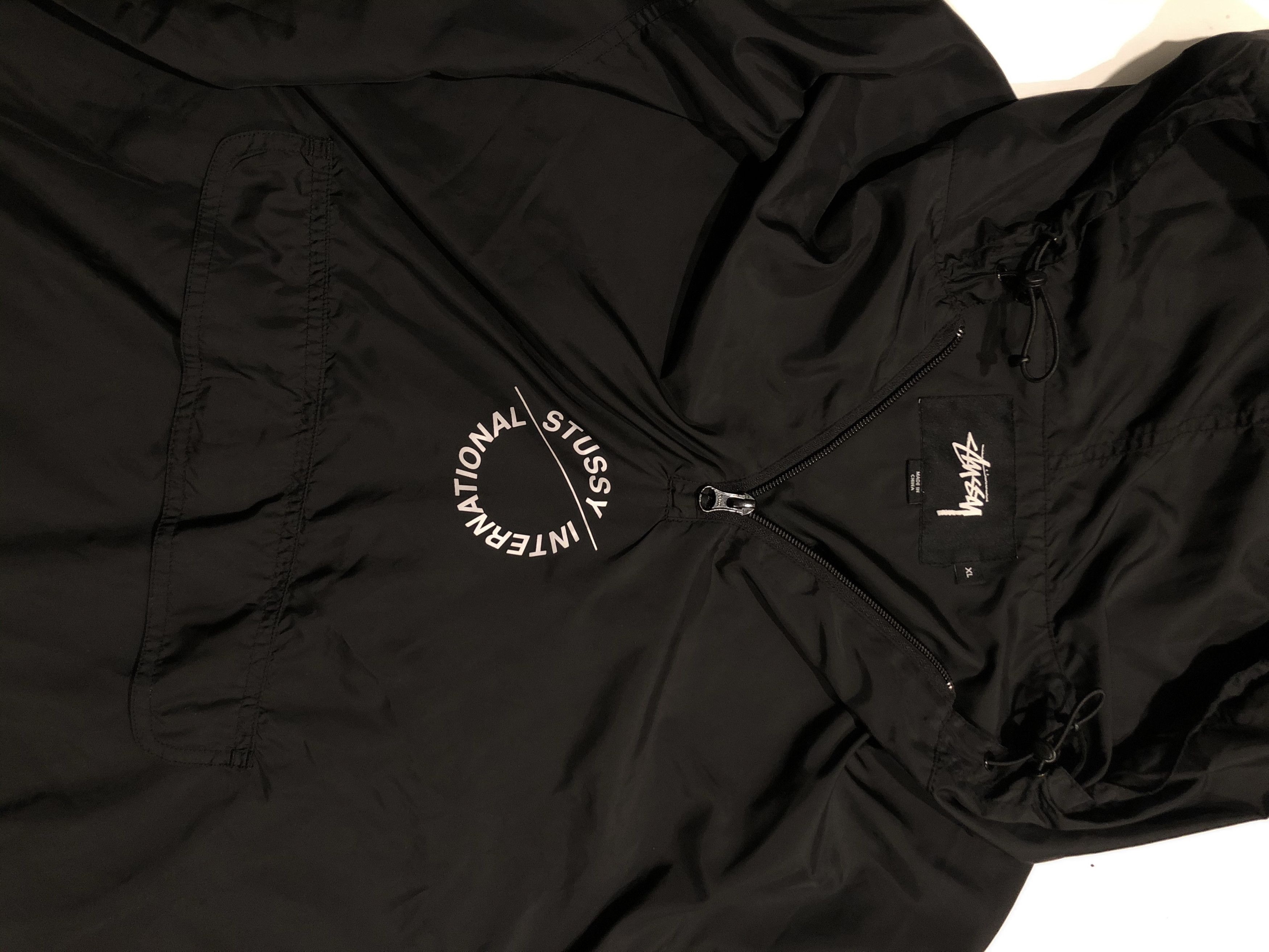 Stussy Black Stussy Anorak/Windbreaker | Grailed