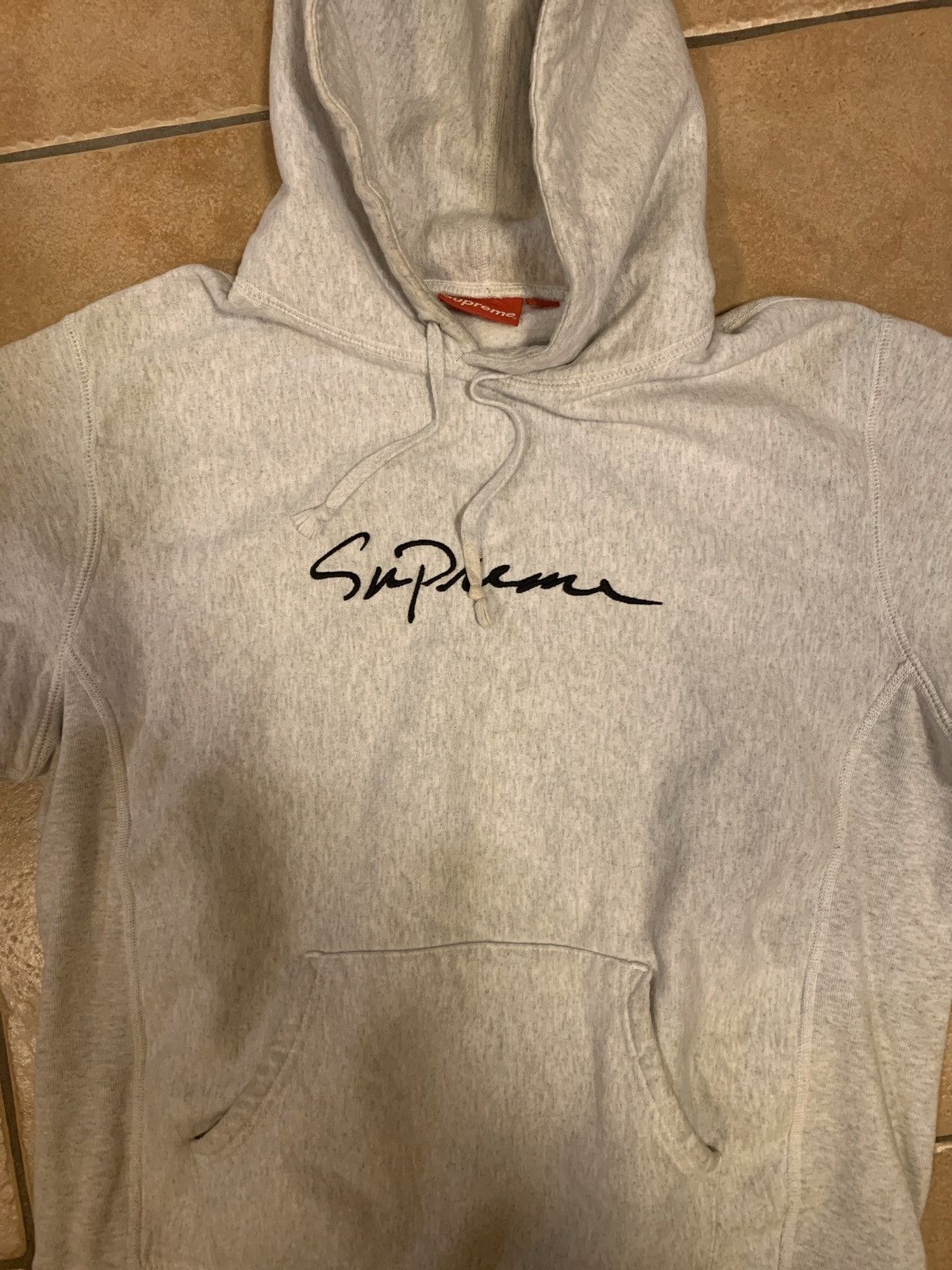 Supreme Classic Script Hoodie | Grailed