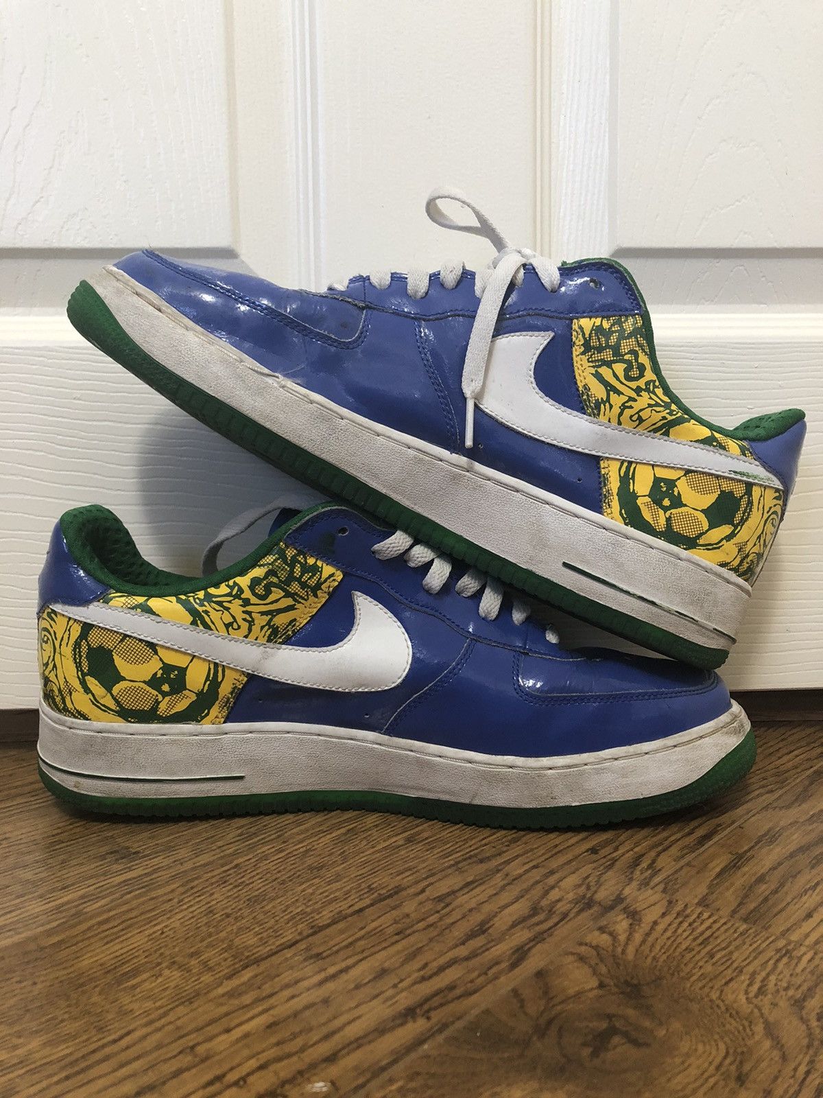 Fifa World Cup × Nike Air Force 1 Premium Collection Royale Ronaldinho ...