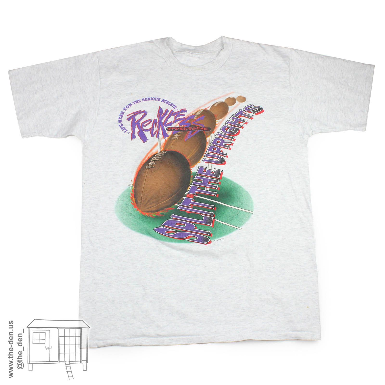 Vintage Vintage 1995 Sportsgear Split The Uprights Football Tee | Grailed