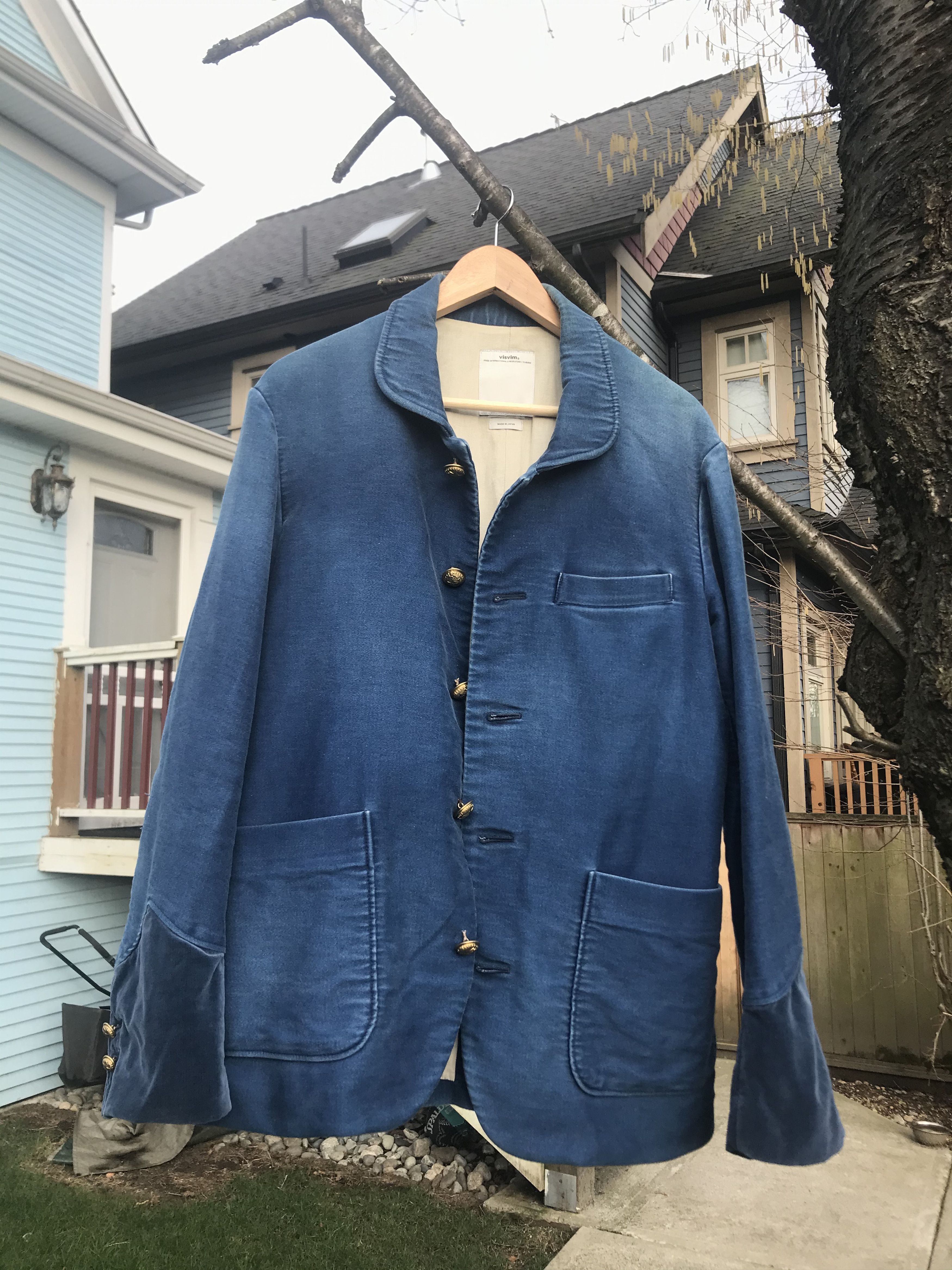 Visvim Dmgd Moleskin Indigo Potomac Jacket | Grailed