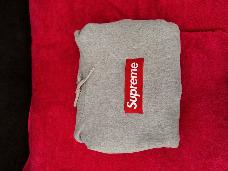 Supreme Grey Box Logo | Grailed