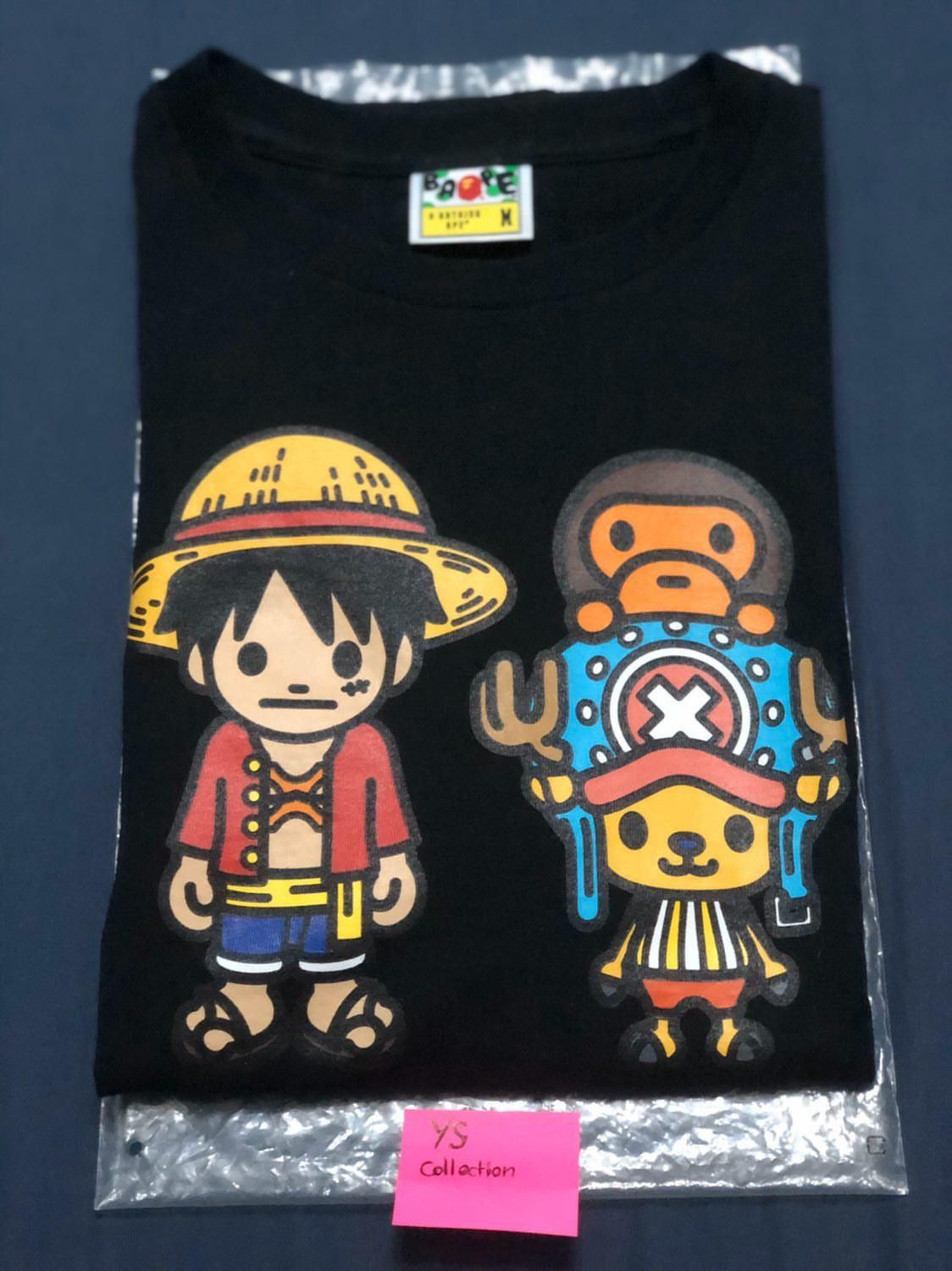 Bape × One Piece Bape x One Piece Luffy & Chopper Tee | Grailed