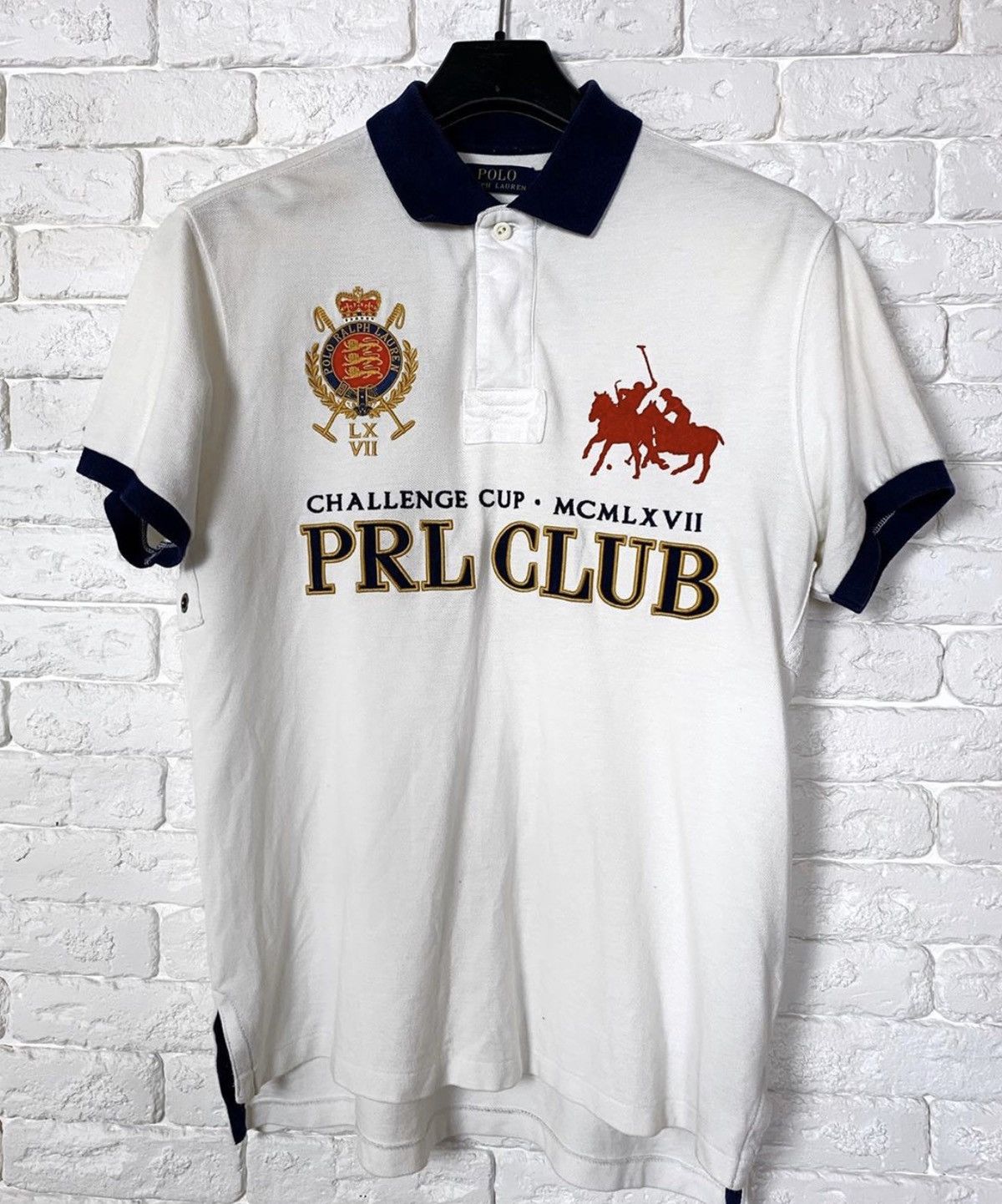 Polo Ralph Lauren Polo PRL CLUB Ralph Laurent big logo pony white size ...