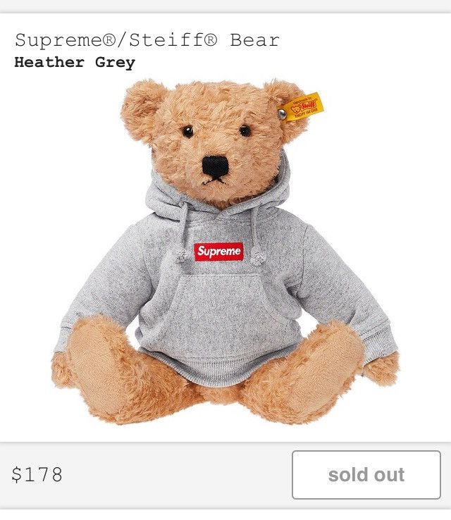Supreme Supreme/Steiff Teddy Bear | Grailed