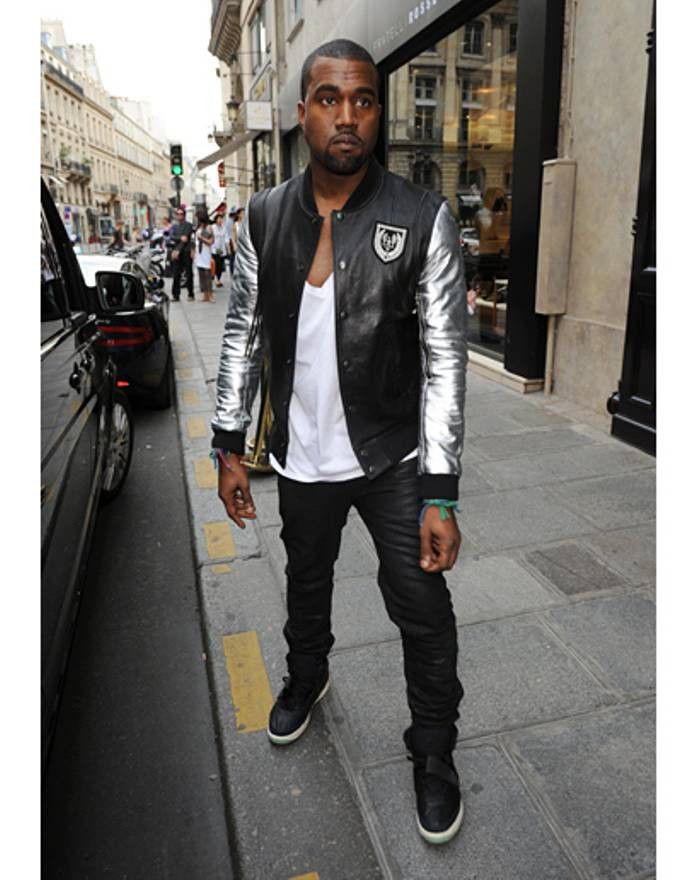 Balmain SS11 Decarnin Campaign Silver Teddy Varsity Kanye new | Grailed