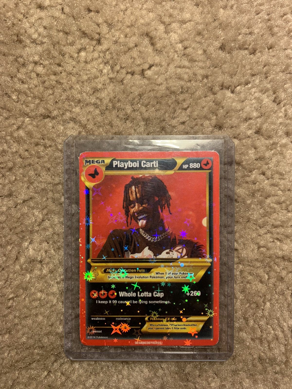 Playboi Carti × Pokemon Playboi Carti Pokémon Card | Grailed