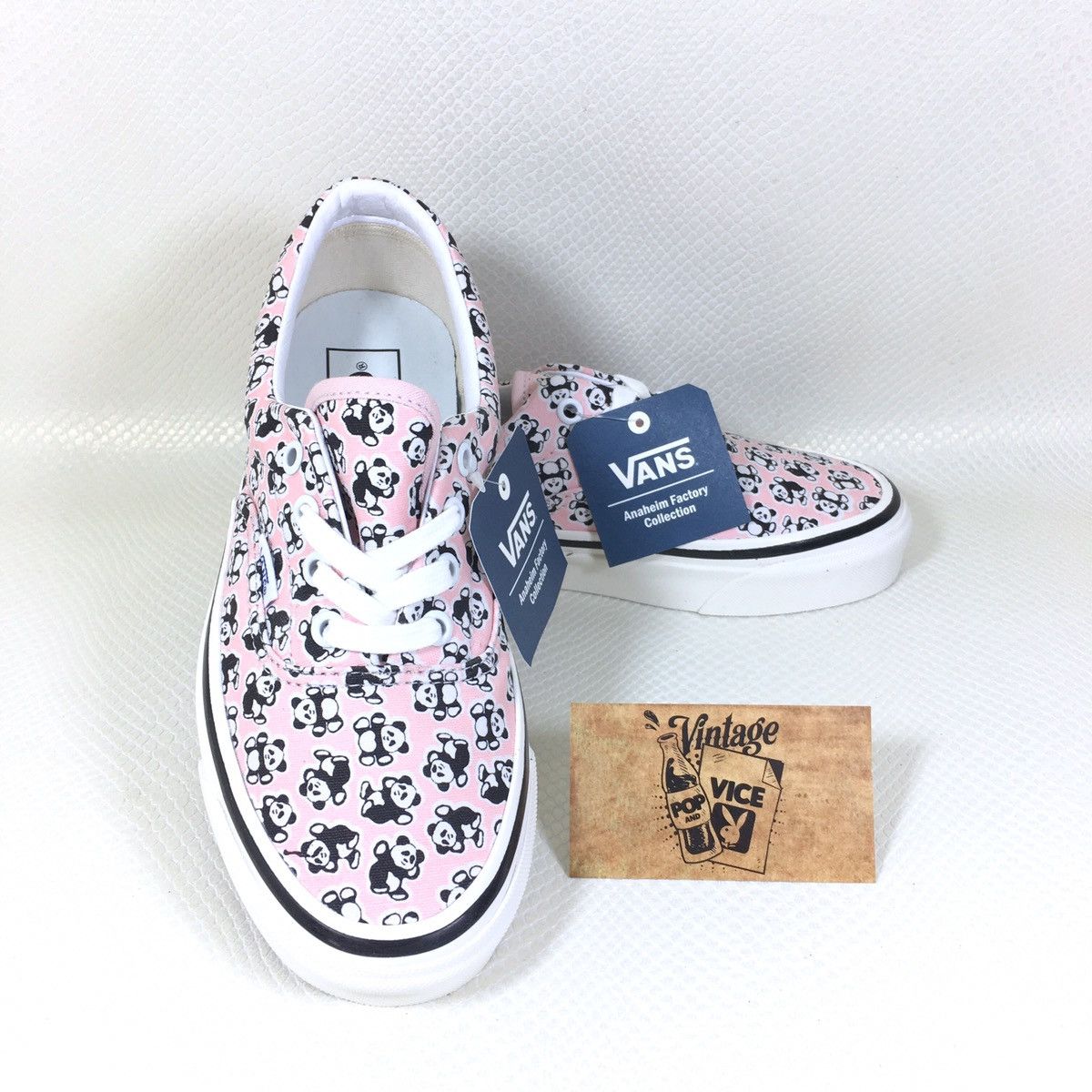 Vans Rare Sample. Anaheim Factory Era 95 DX OG Panda/Pink | Grailed