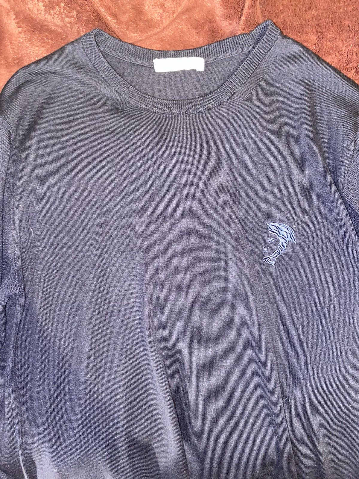 Versace Deep Blue Versace Light Sweater | Grailed