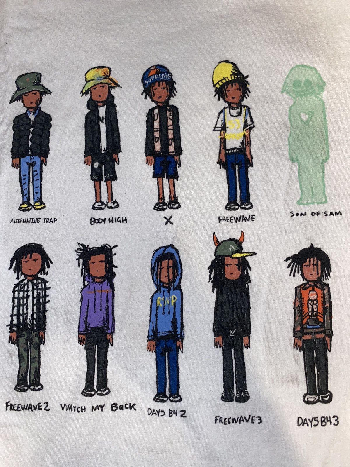 Art × Tour Tee Kodone x Lucki Merch Tour Tee | Grailed