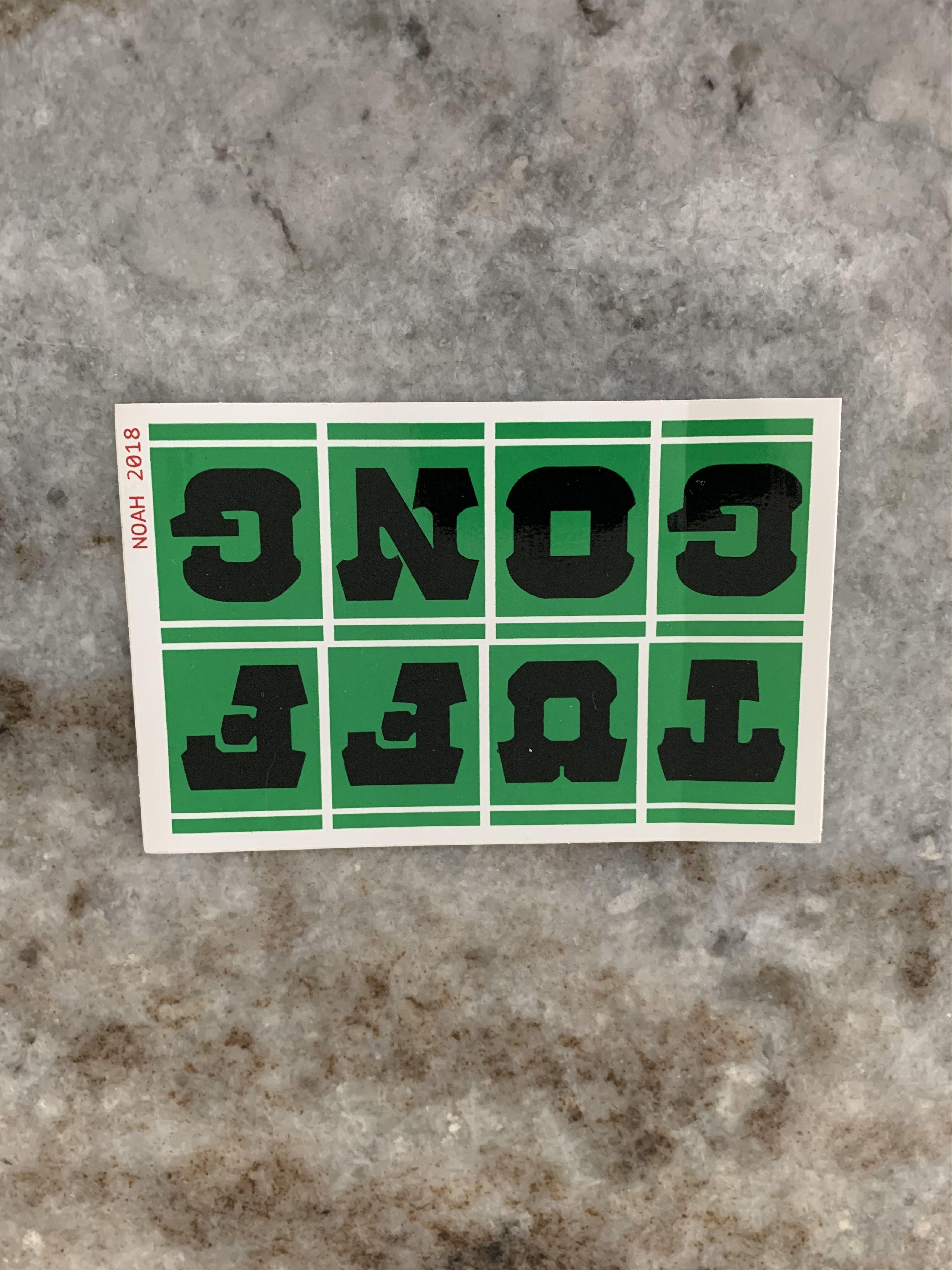 Bob Marley × Noah Deadstock 2018 Tuff Gong Sticker | Grailed