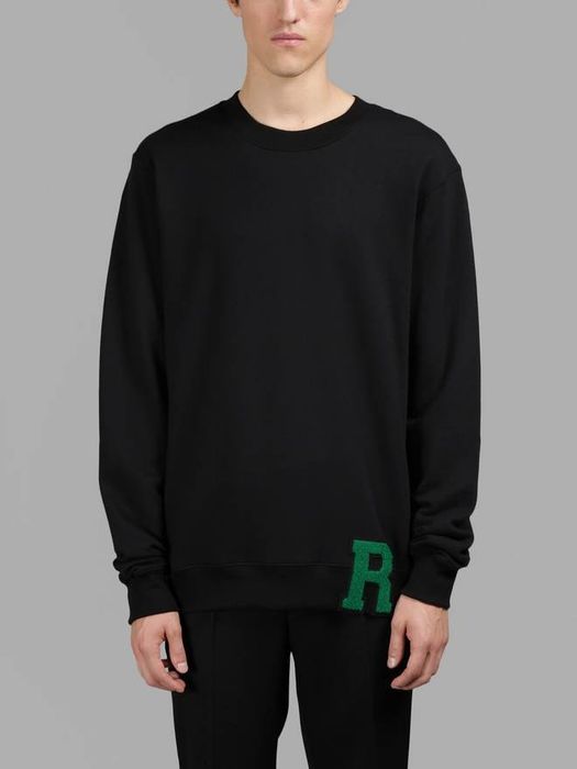 Raf Simons R patch Sweatshirt | Grailed