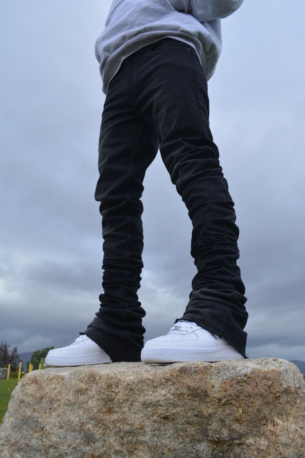 Levi's Levi’s 512 Black Stack Denim | Grailed