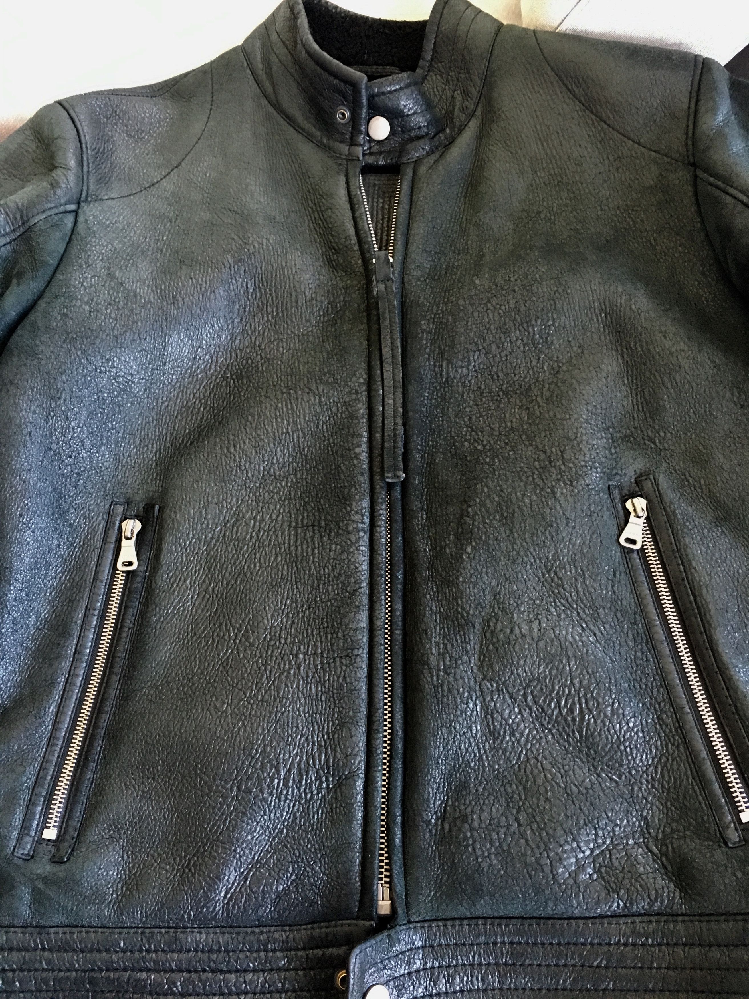 Hugo Boss -=FiNal DrOp=- Hugo Boss Shearling Jacket in Black | Grailed