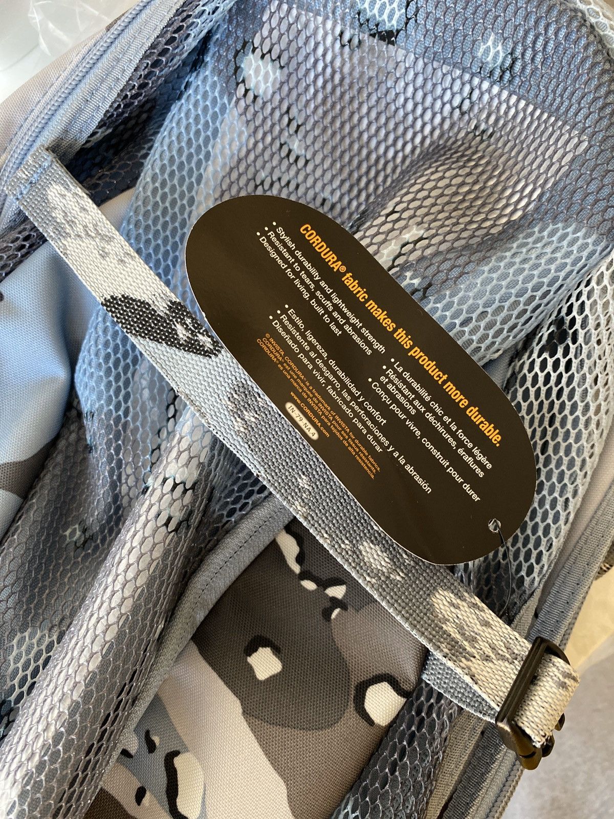 Supreme Supreme Backpack (SS20) Blue Chocolate Chip Camo | Grailed