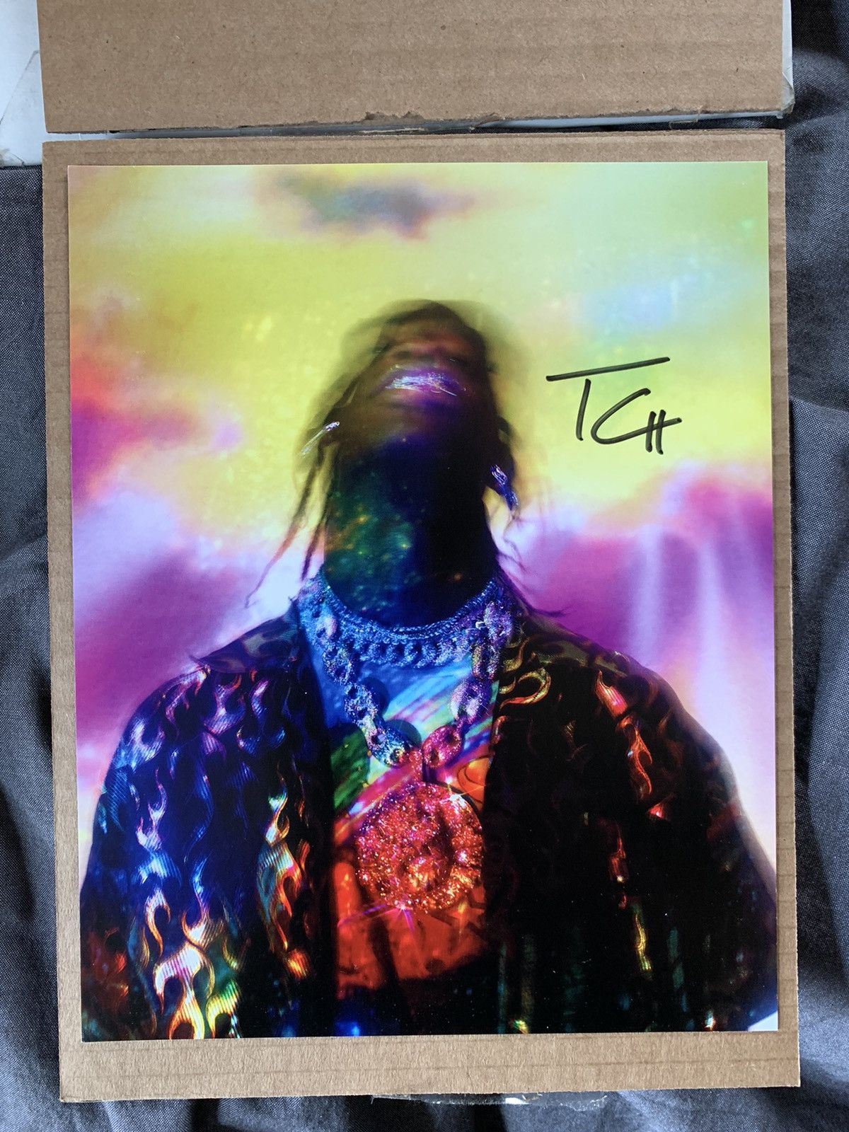 Travis Scott Travis Scott Official Signed Lithograph | Grailed