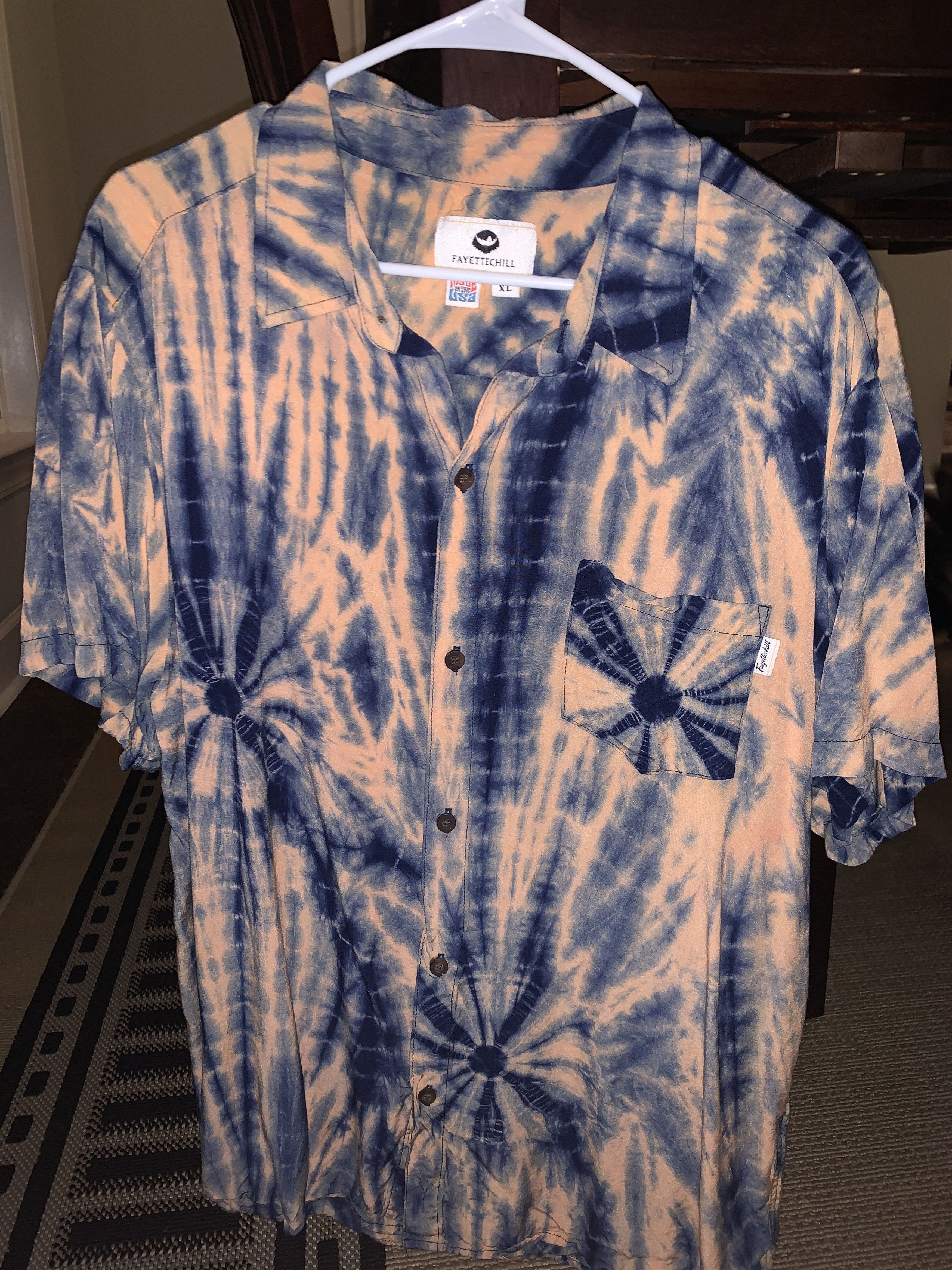 Vintage Tye Die Button Down | Grailed