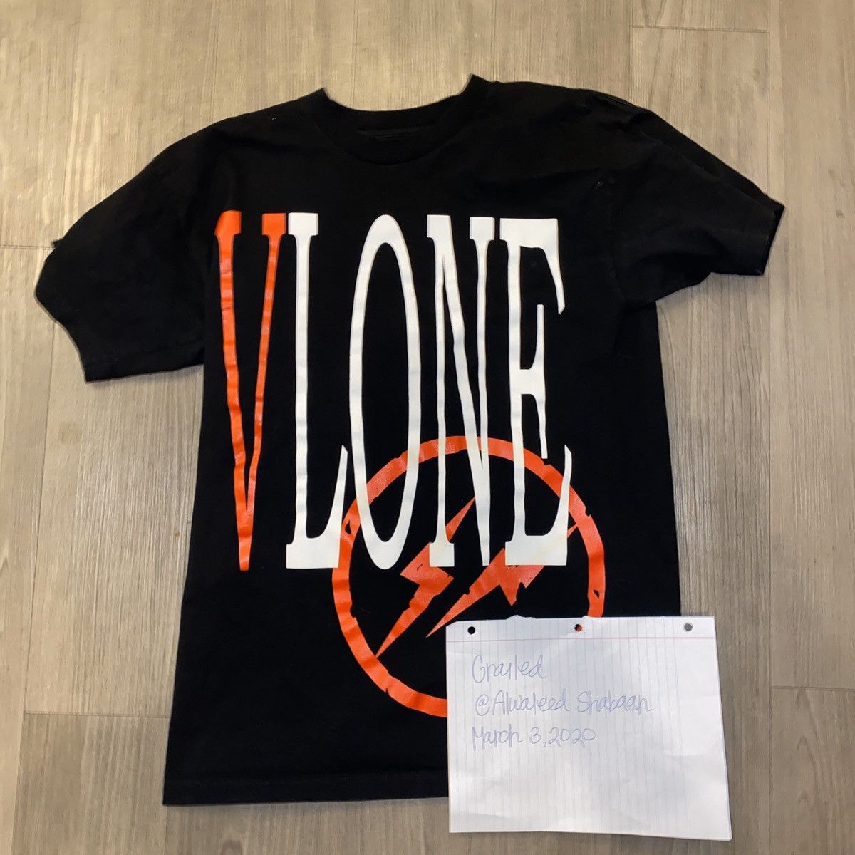 Vlone Vlone X Fragment Design Staple Tee | Grailed