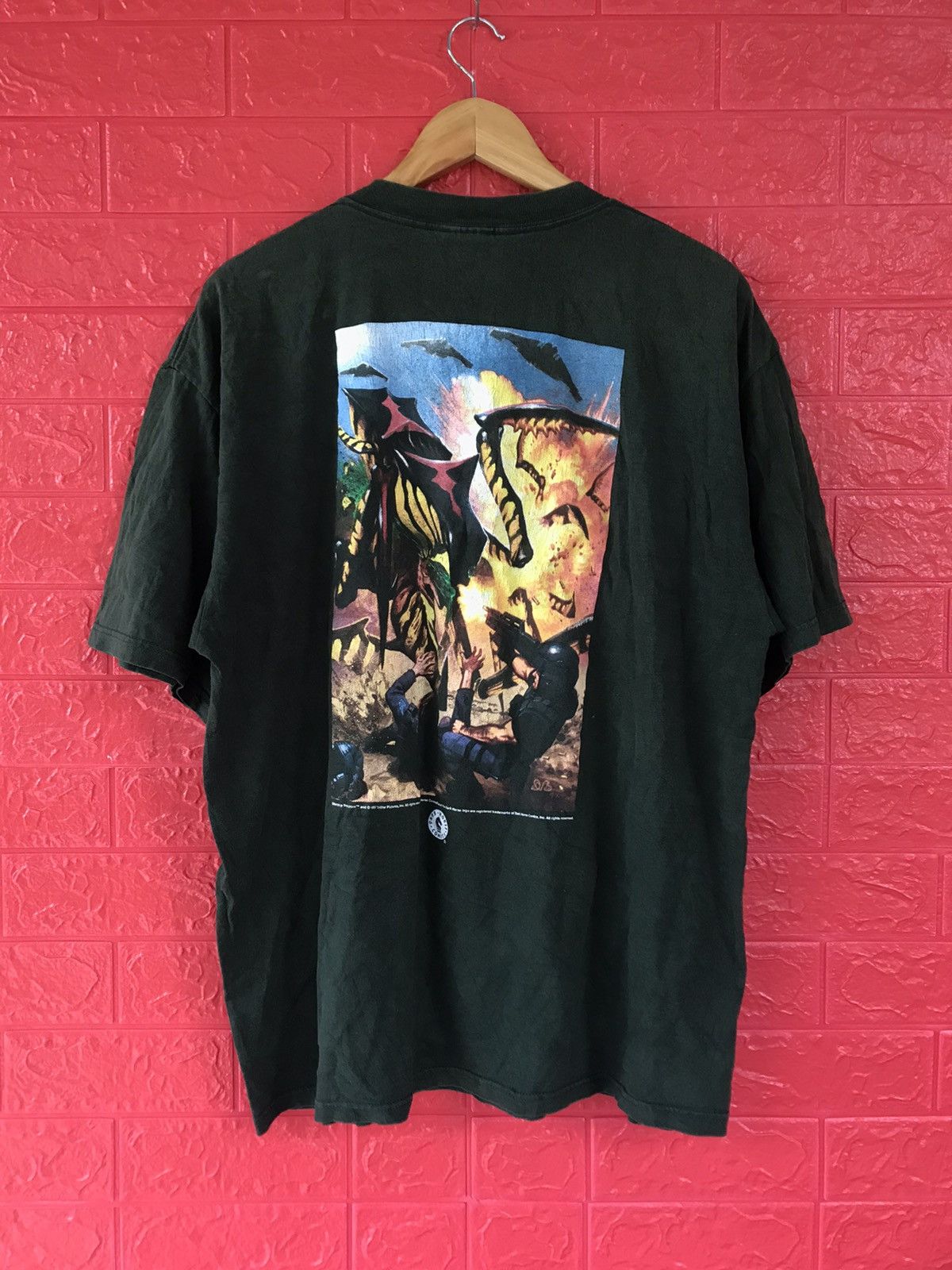 Band Tees × Vintage Vintage Starship Trooper Movie Tshirt | Grailed