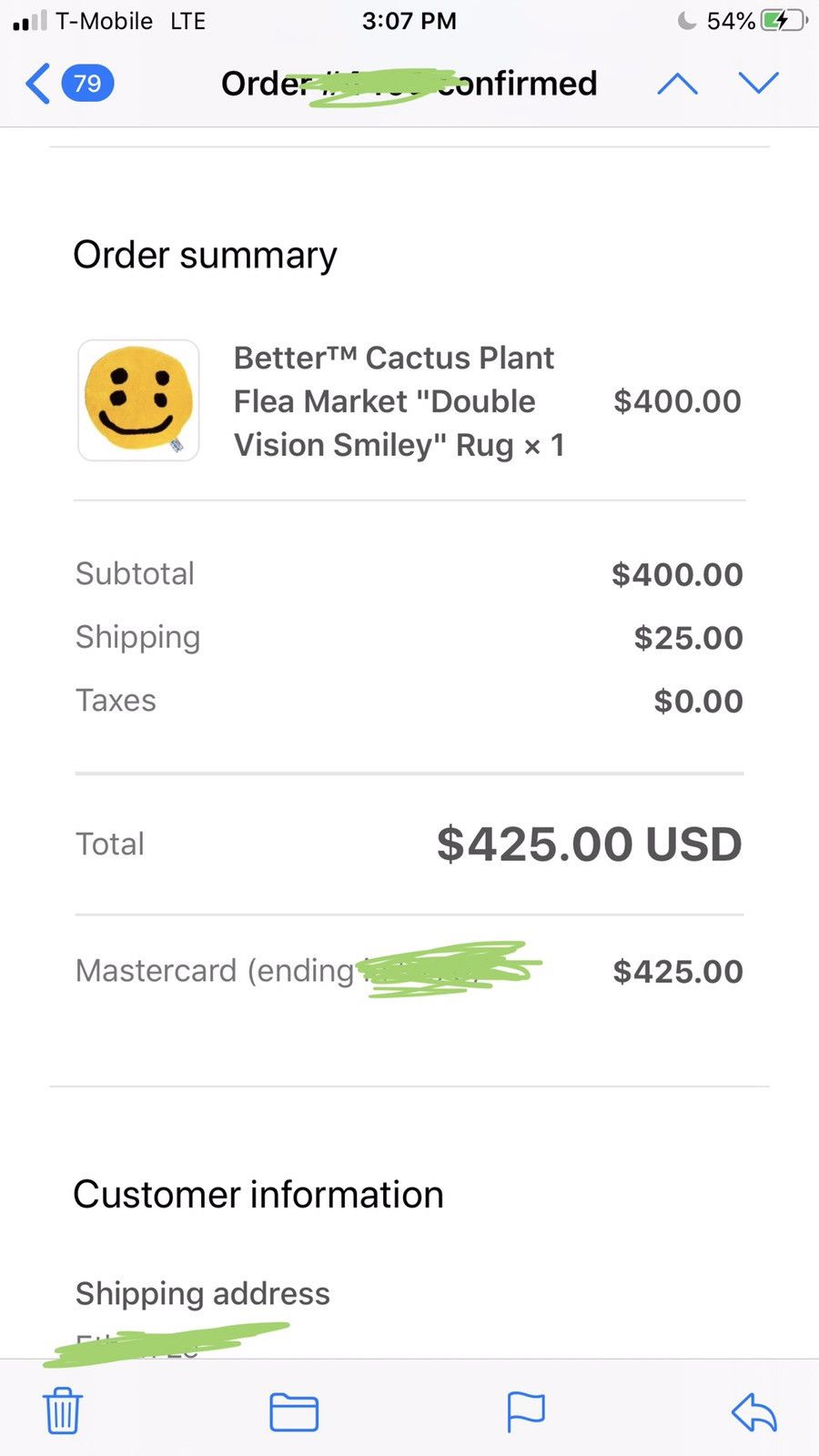 Vintage Cactus Plant Flea Market CPFM Smiley Face Double Vision Rug ...